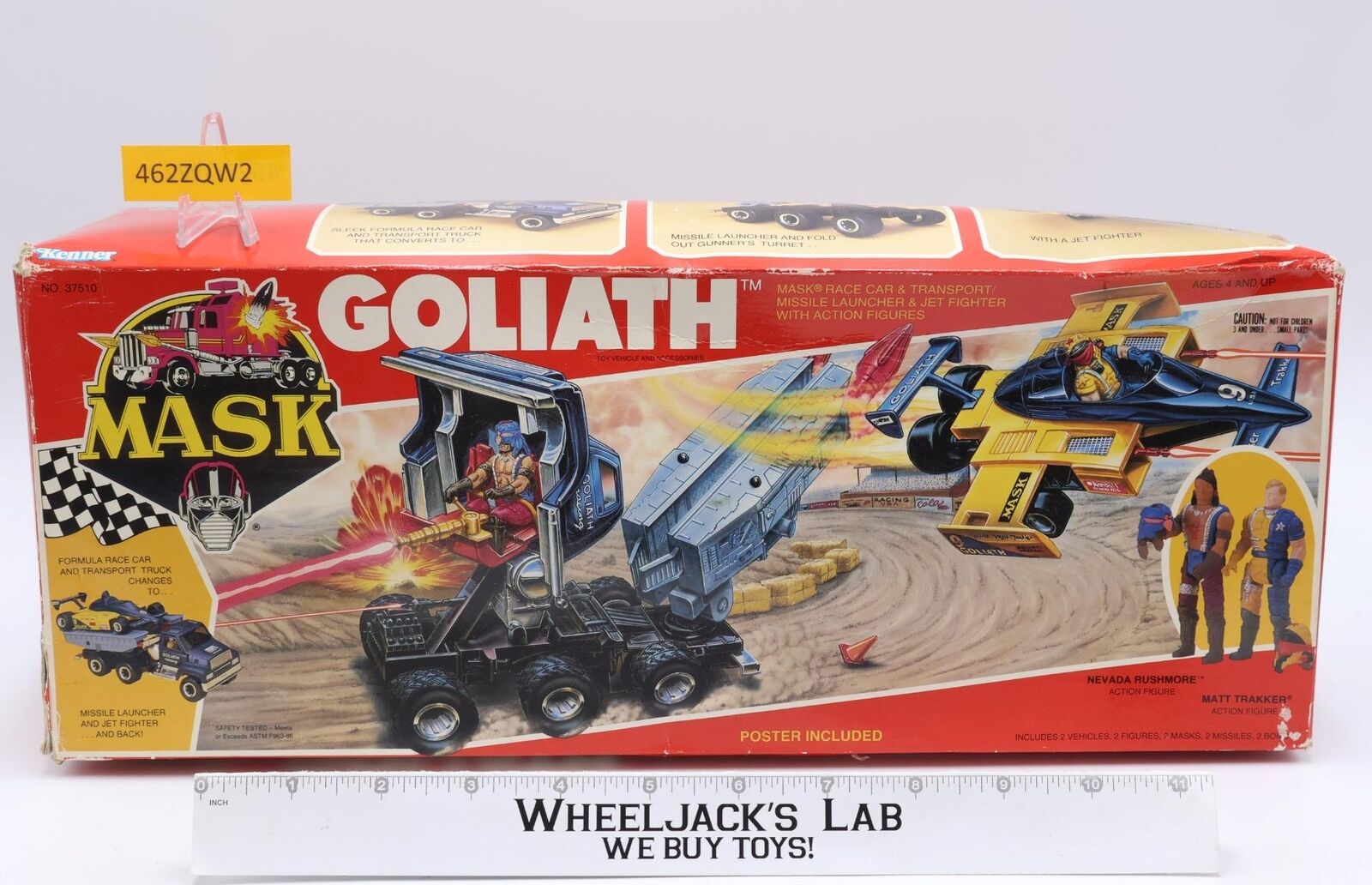 Goliath W/ Nevada & Matt 100% Complete MASK M.A.S.K. 1987 Kenner ...