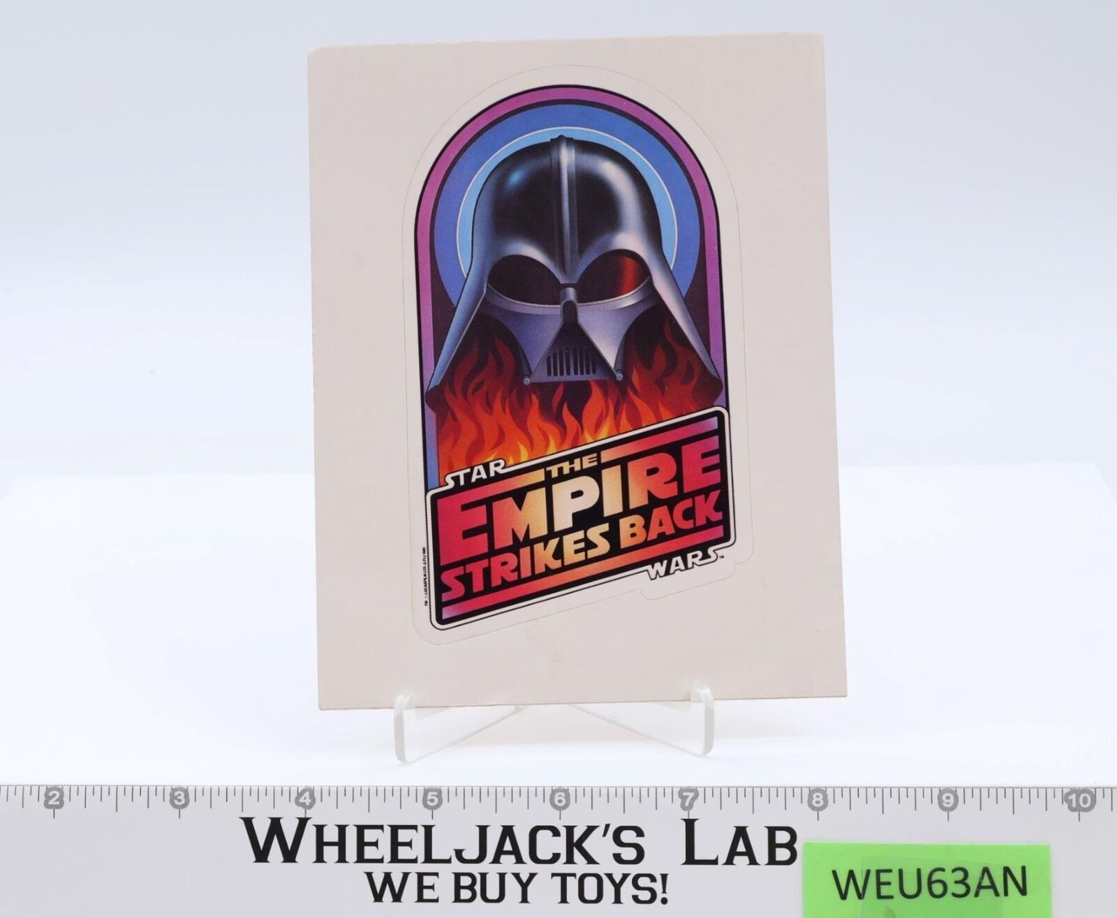 Star Wars Fan Club The Empire Strikes Back Darth Vader Sticker ...