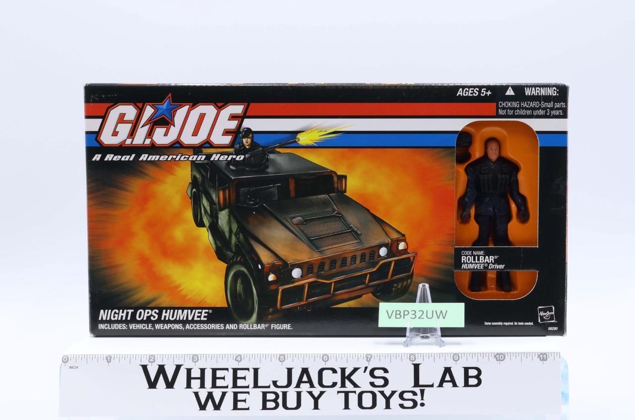 Night OPS Humvee W/ Rollbar GI Joe 2005 Hasbro NEW MISB SEALED ...