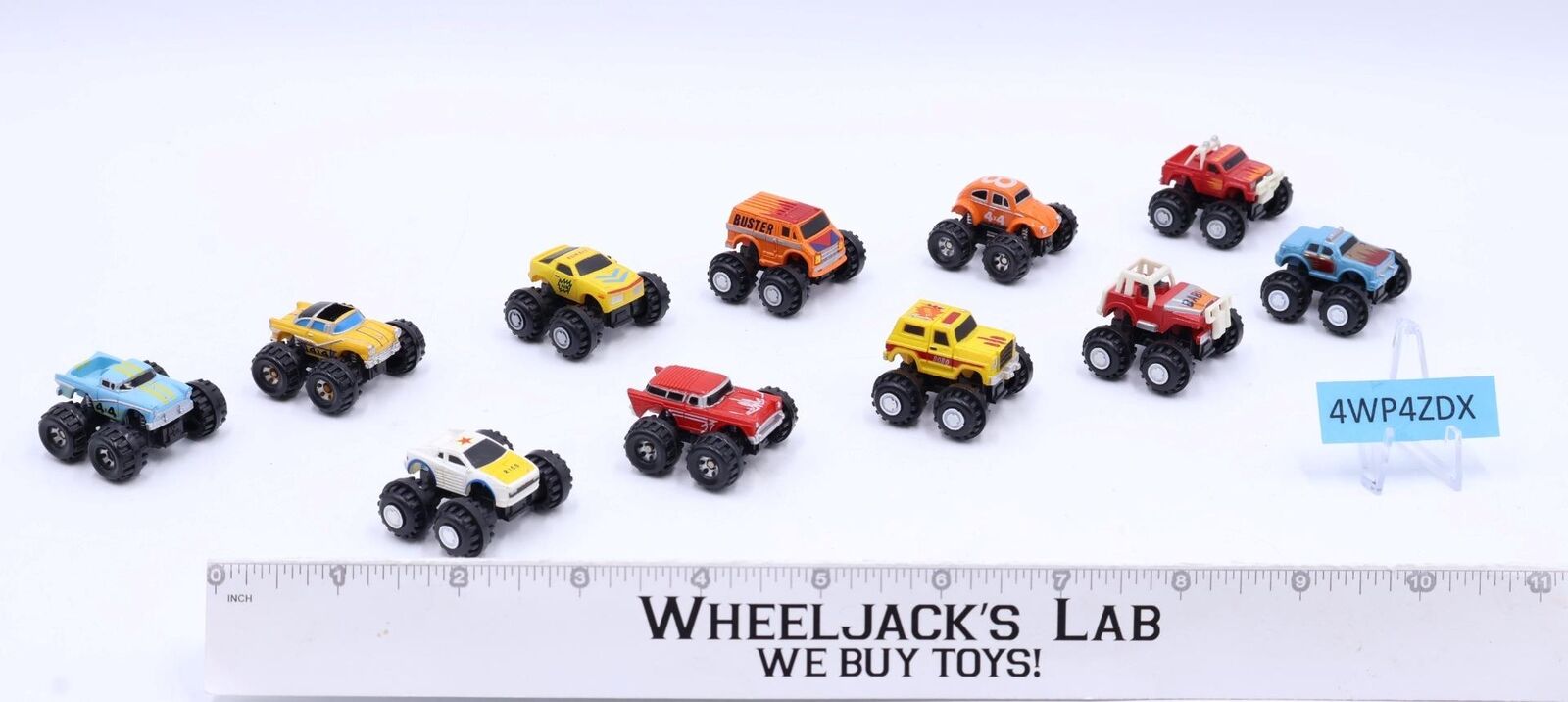 Lot of 11 Monster Trucks 1988-89 Vintage Galoob Micro Machines ...