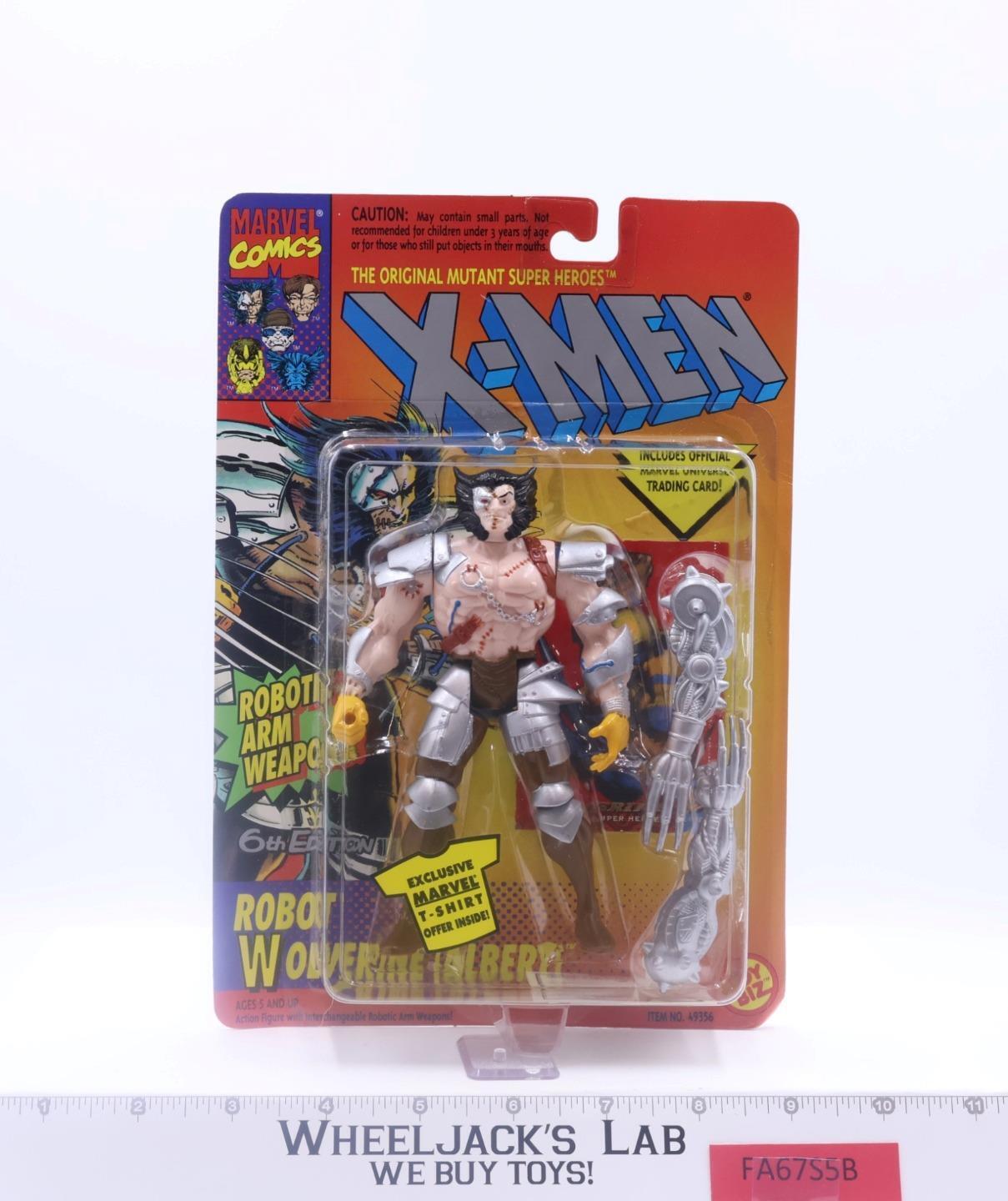 Robot Wolverine Albert Marvel Comics X-Men MOSC 1994 Toybiz Action ...