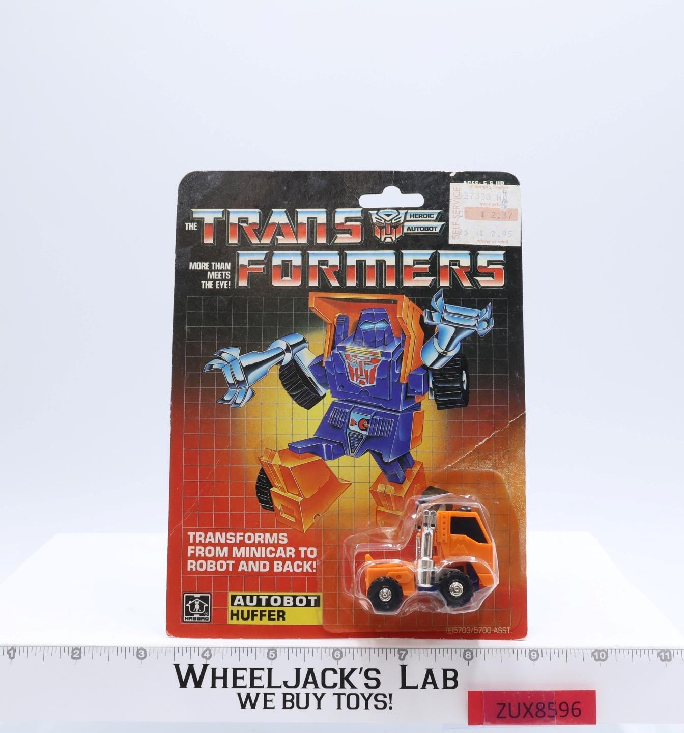 Huffer MOC NEW 1984 Vintage Hasbro G1 Transformers Action Figure ...