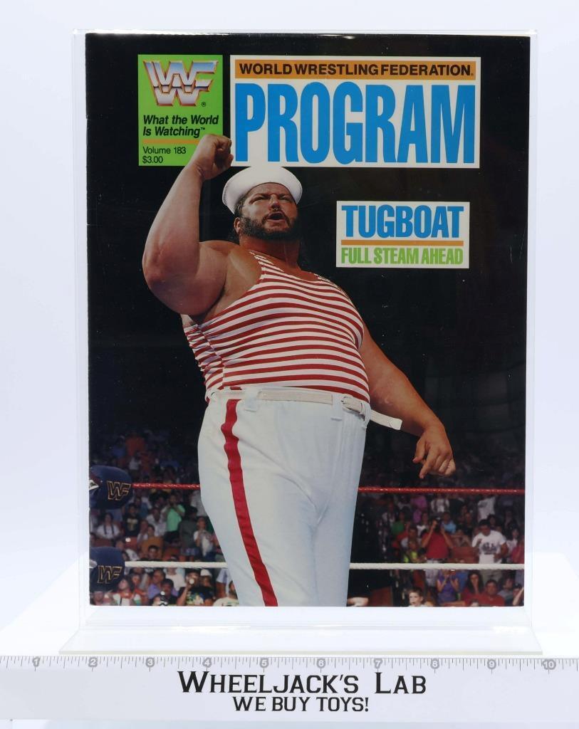 WWF Lineup Sheet Orlando 9/9/90 1990 Event Card Program Magazine Vol ...