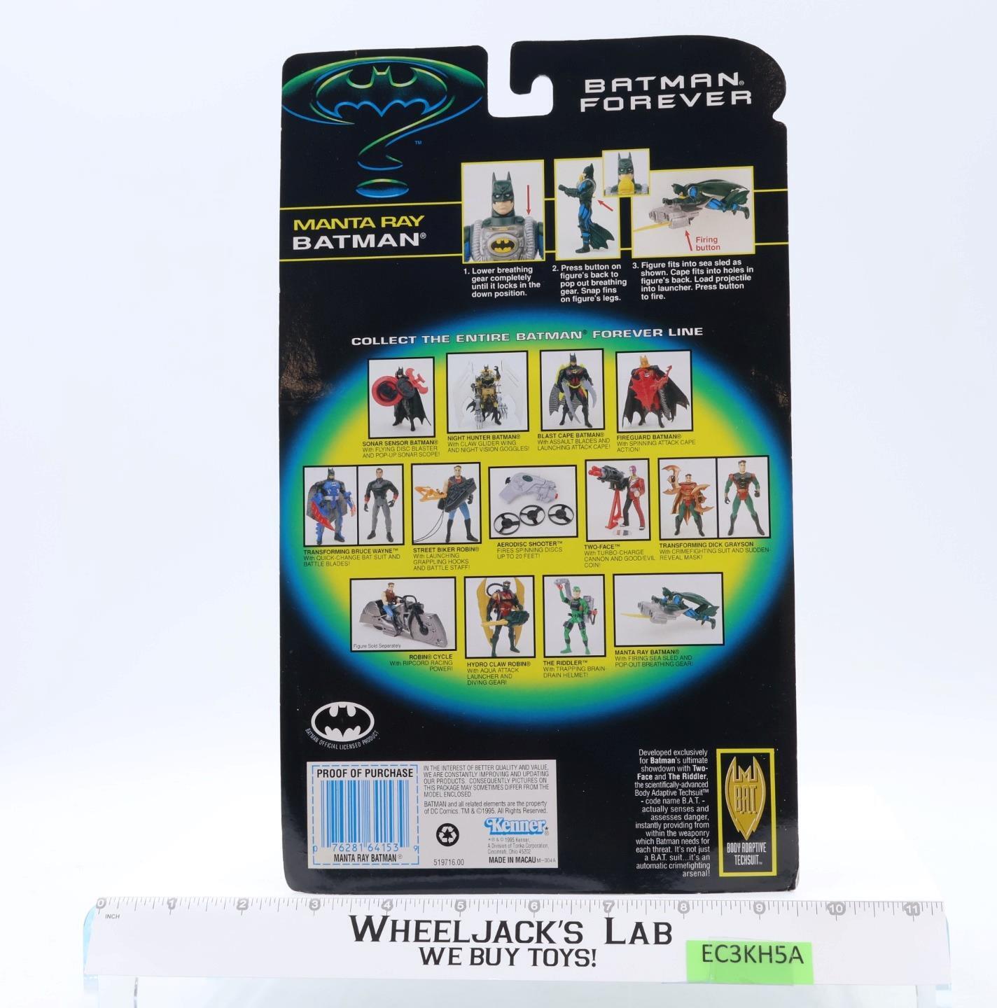 Manta Ray Batman NEW MOSC Batman Forever Kenner 1995 Action Figure ...