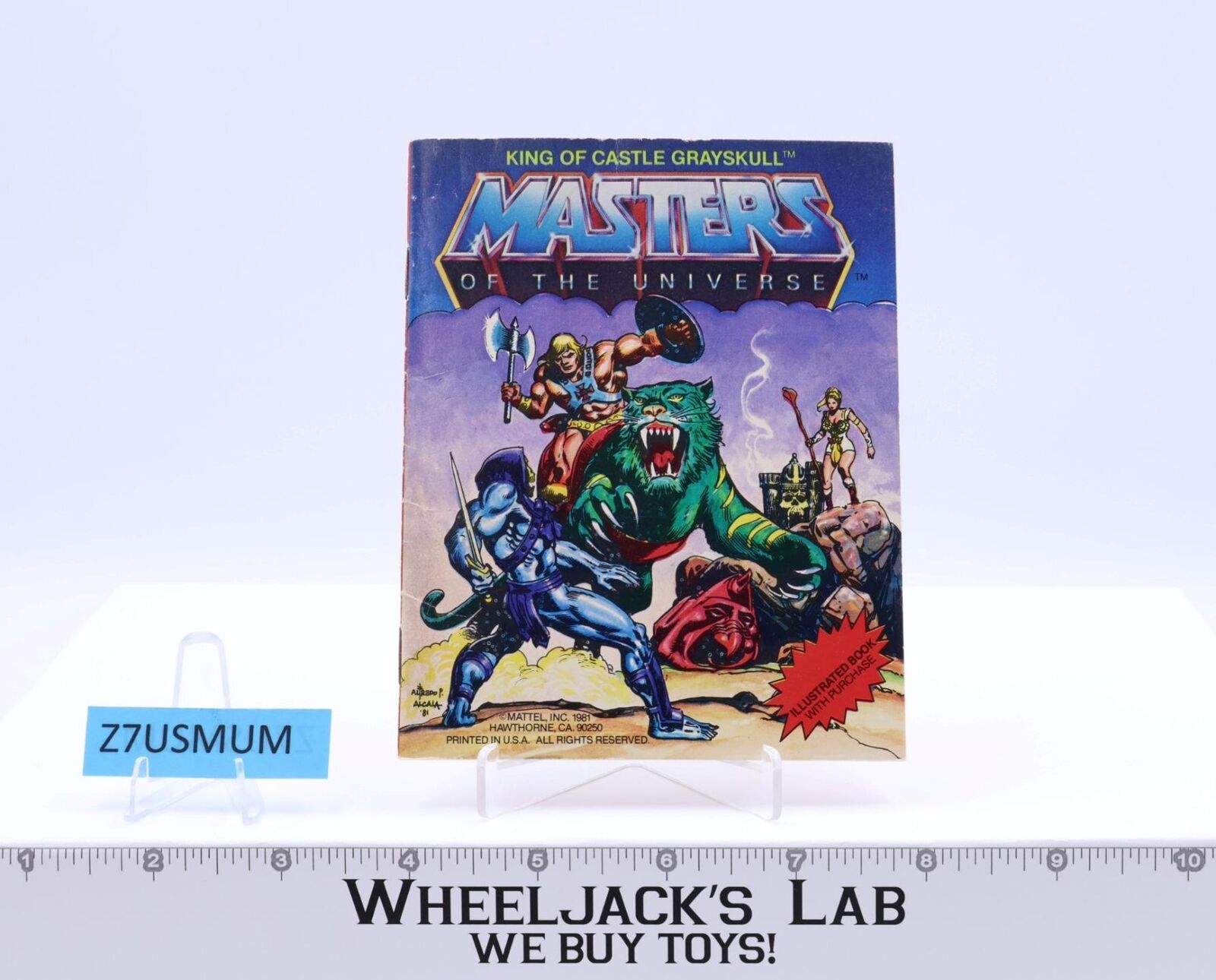 King of Castle Grayskull Mini Comic 1981 He-Man Masters of the Universe ...