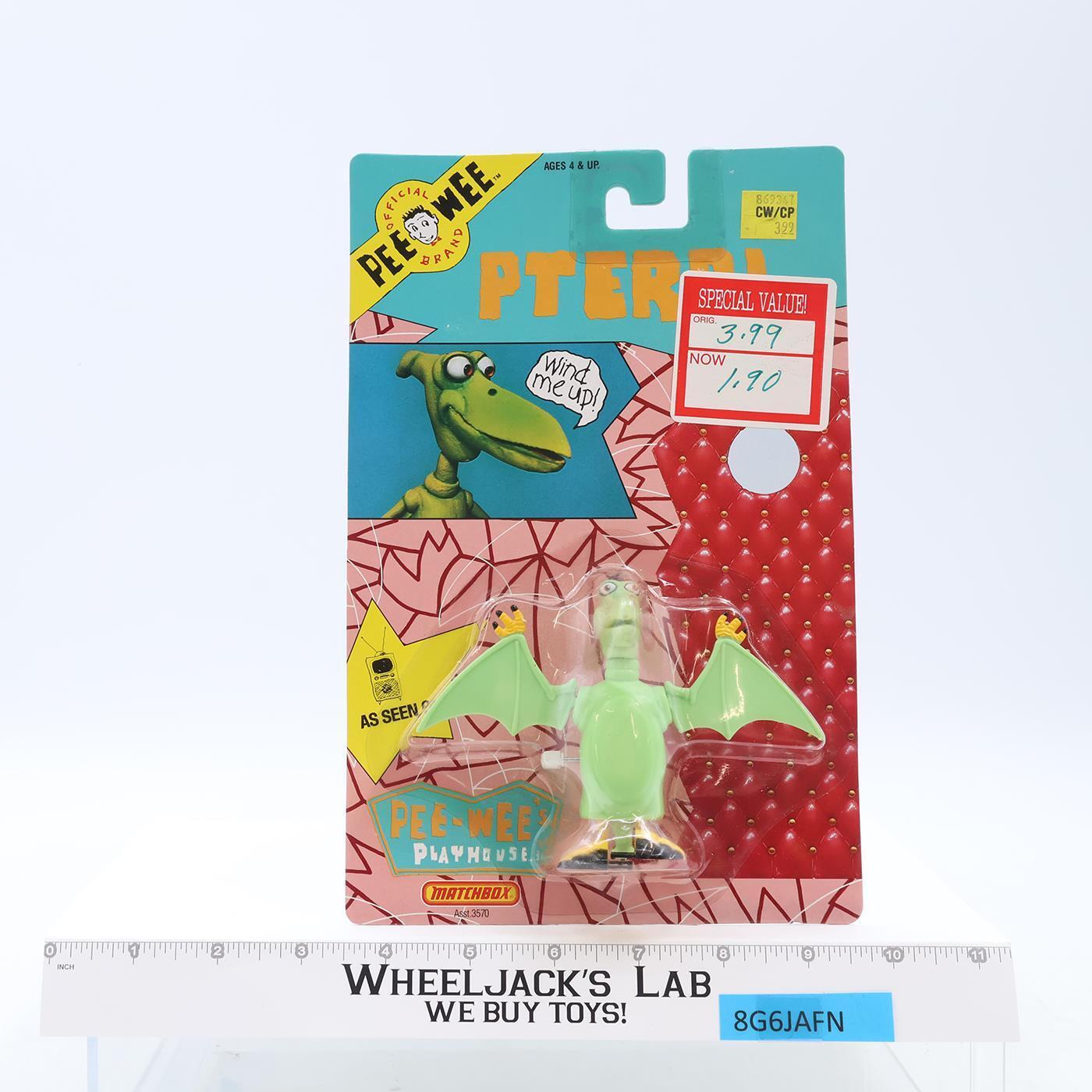 Pterri Pee-Wee's Playhouse 1988 Matchbox Action Figure NEW SEALED ...