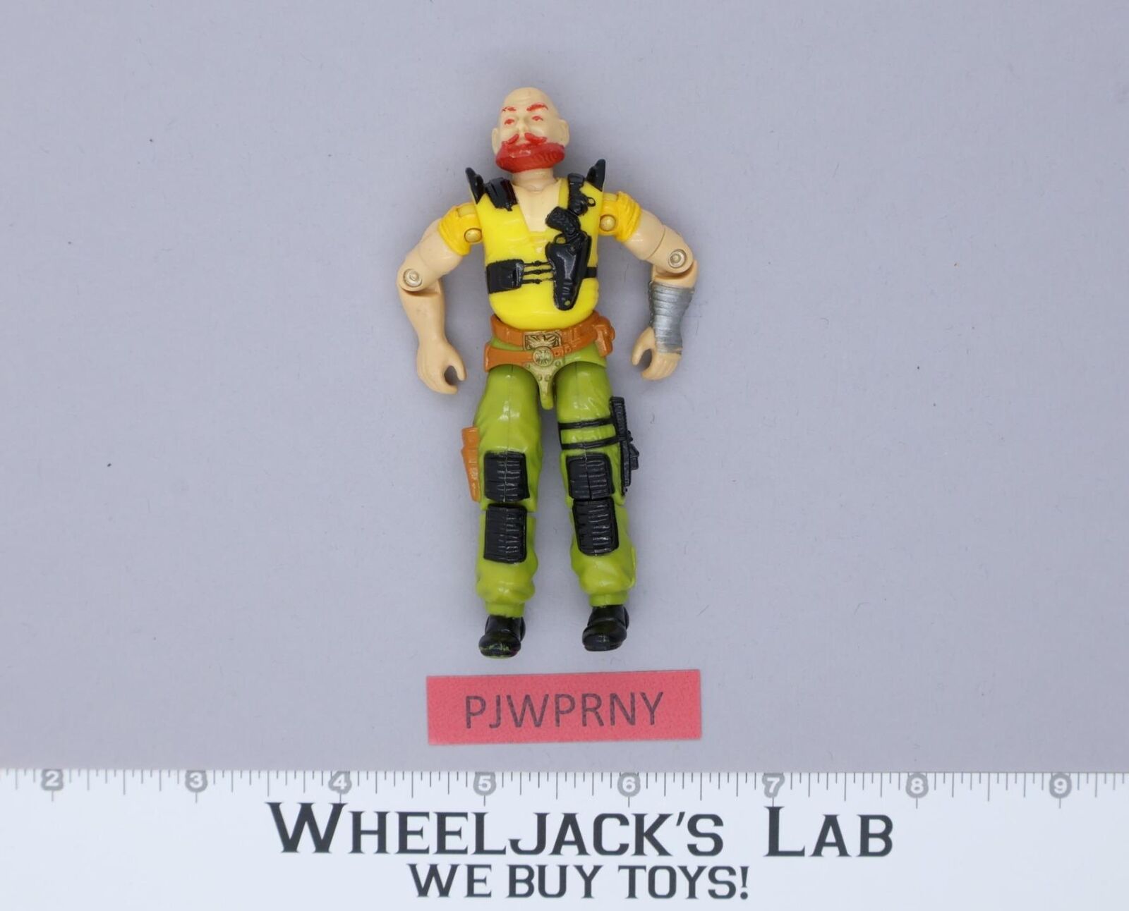 Taurus V1 G.I. Joe 1987 Hasbro Vintage Action Figure - Wheeljack's Lab
