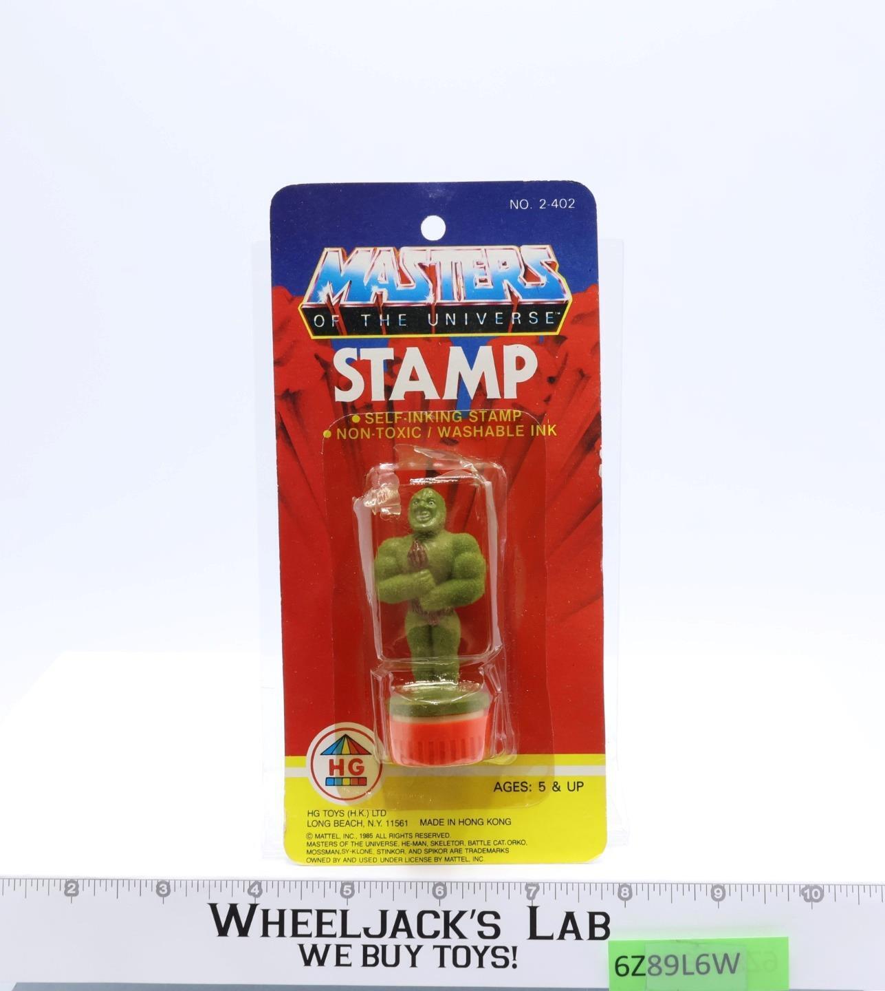 Mossman He-Man MOTU Mattel Vintage Ink Stamp 1985 Action Figure Vintage ...