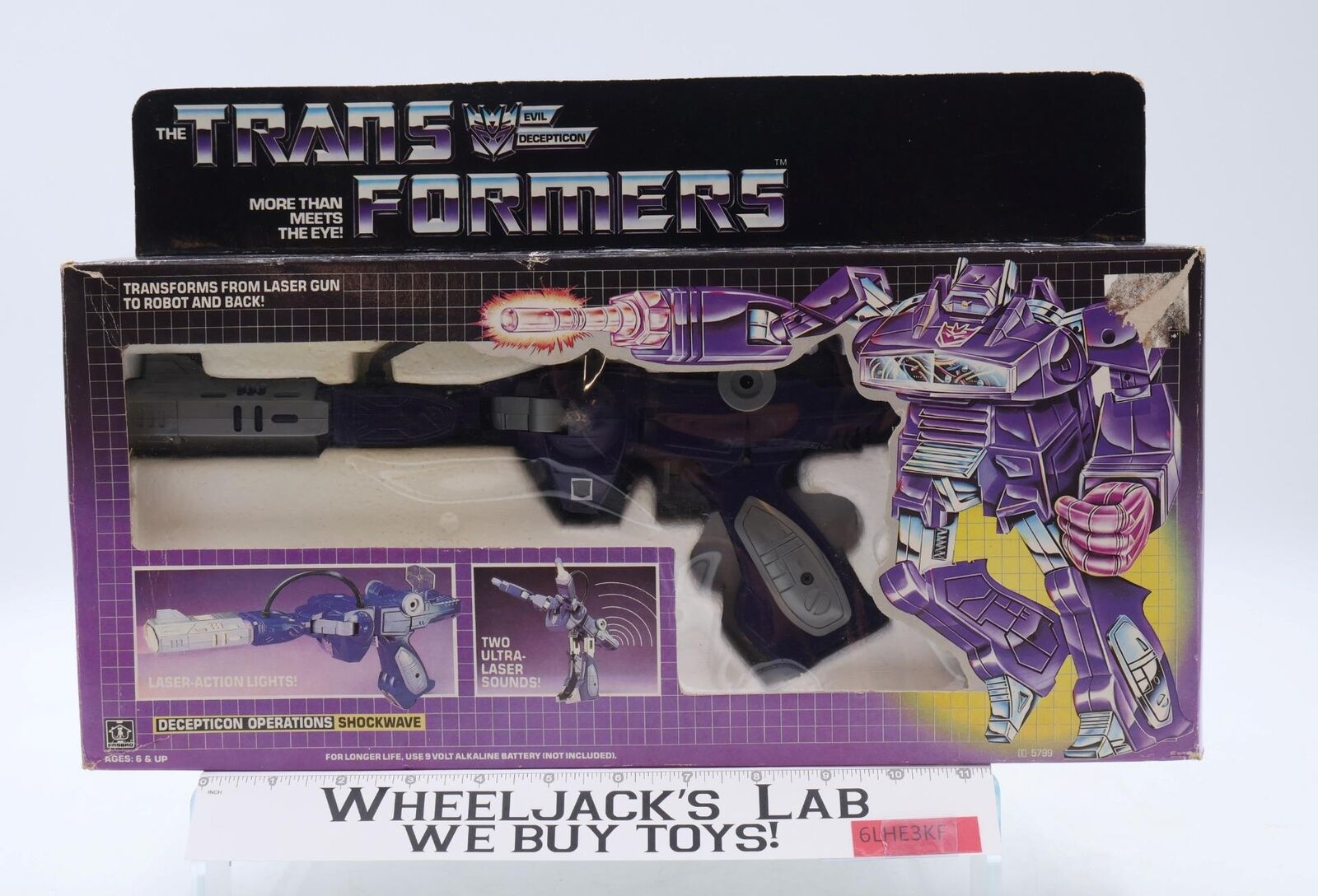 Shockwave 100% Complete W/BOX & INSERT WORKS G1 Transformers ...