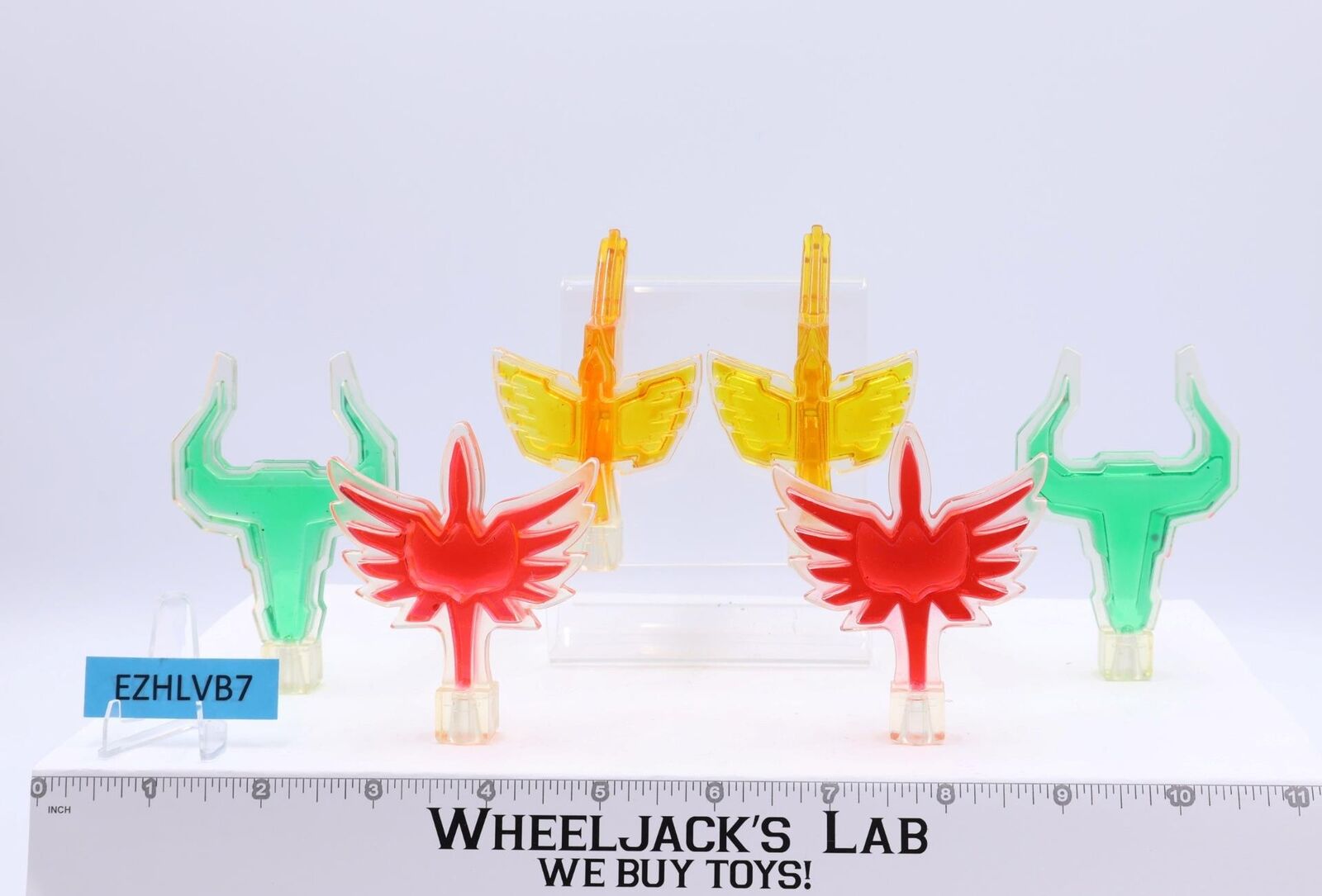 6-pc Lot Magi Staff Power Rangers Mystic Force Bandai Lite & Sounds Accessories - Wheeljack's Lab