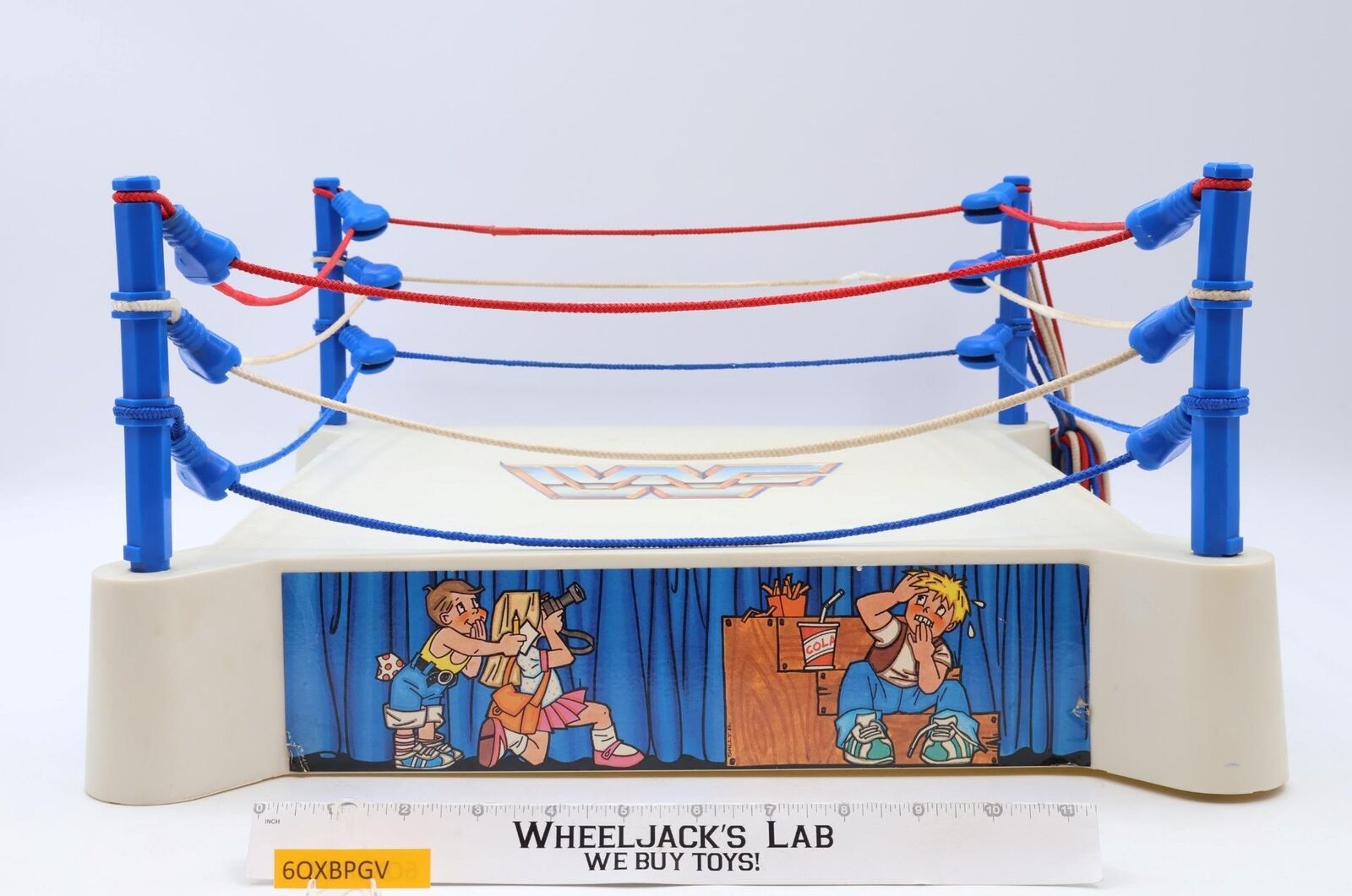 Sling EM Fling EM Wrestling Ring 100% Complete WWF LJN Wrestling ...