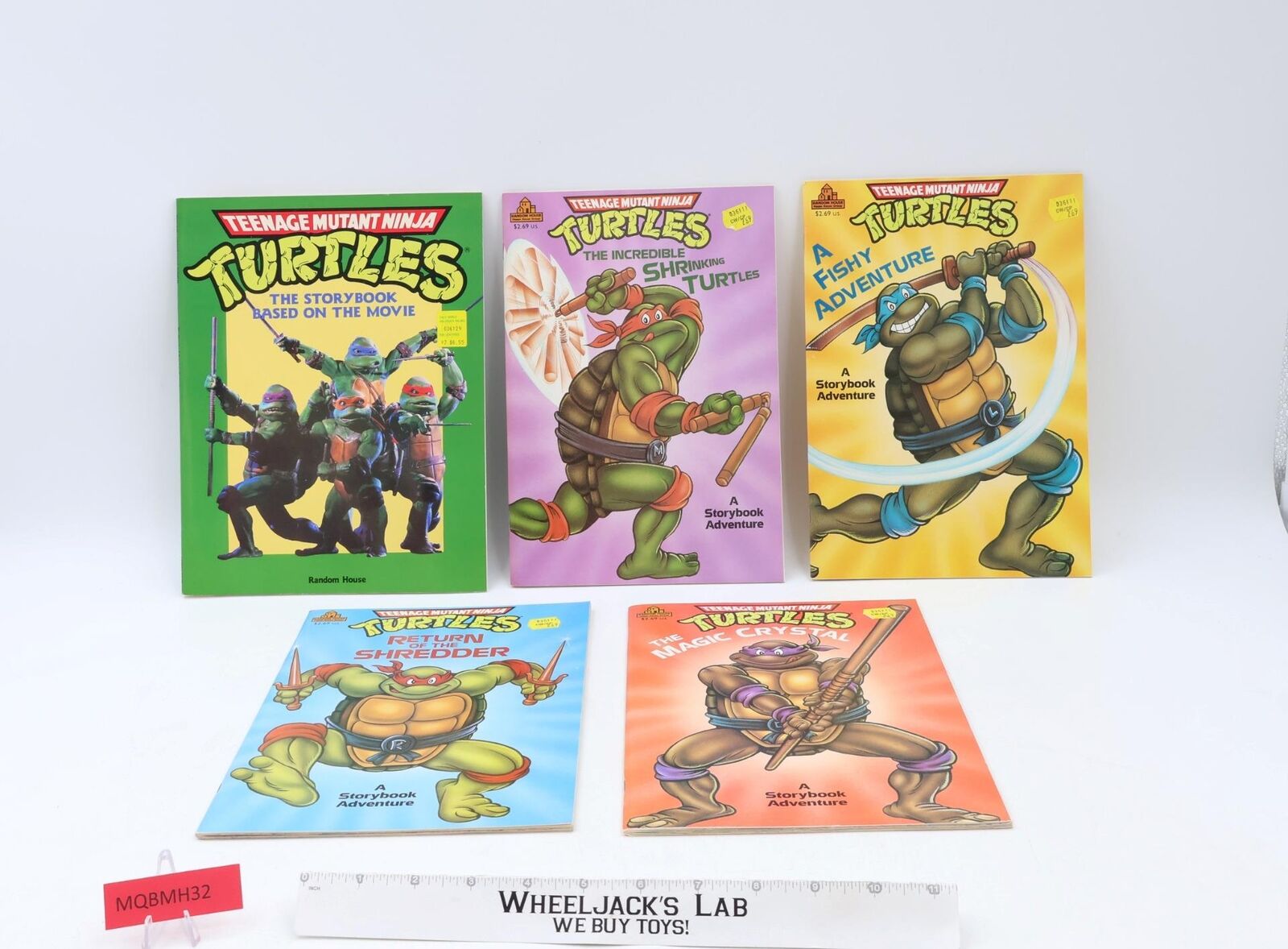Lot of 5 Storybook Adventure Teenage Mutant Ninja Turtles TMNT Books ...