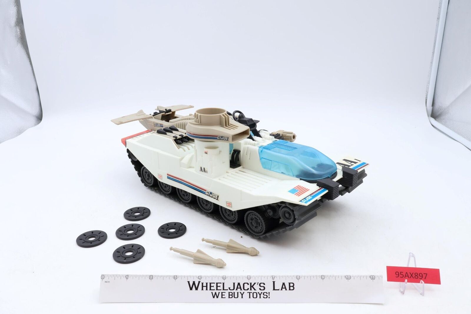 Avalanche Snow Tank G.I. Joe 1990 Hasbro Action Figure Vehicle ...