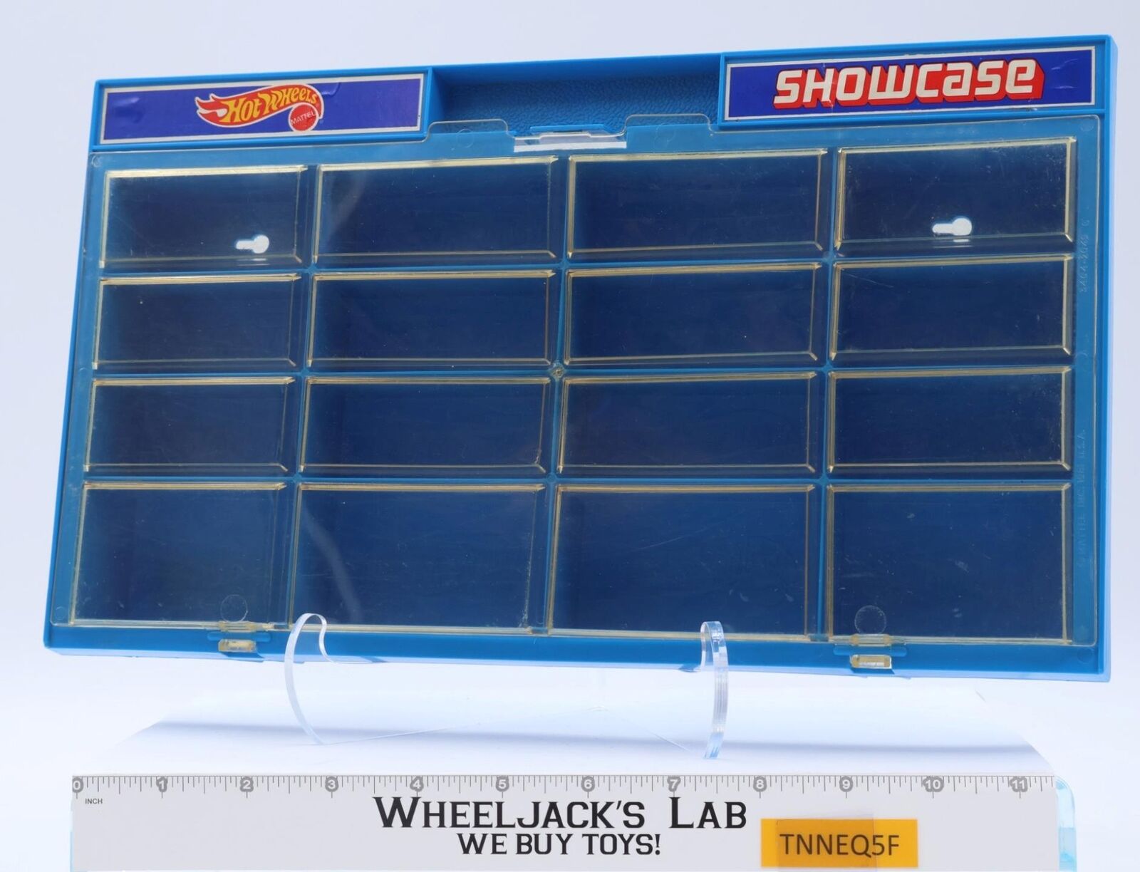 16 Car Wall Mount Showcase Hot Wheels 1981 Mattel Vintage Storage Case ...