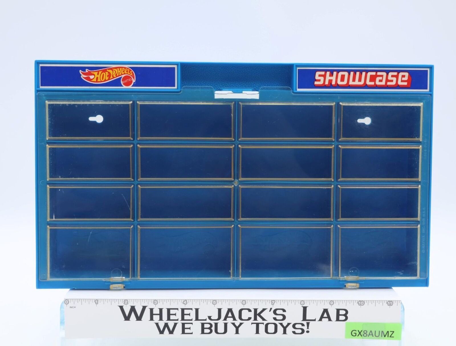 16 Car Wall Mount Showcase Hot Wheels 1981 Mattel Vintage Storage Case ...