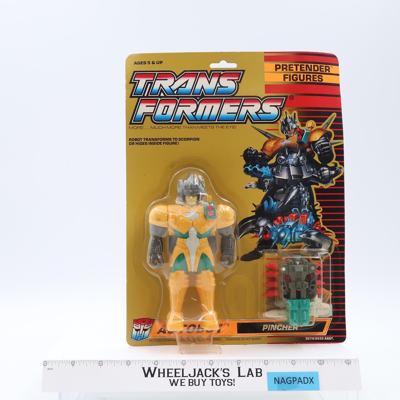 Pretender Pincher SEALED NEW 1989 Vintage Hasbro G1 Transformers Action ...