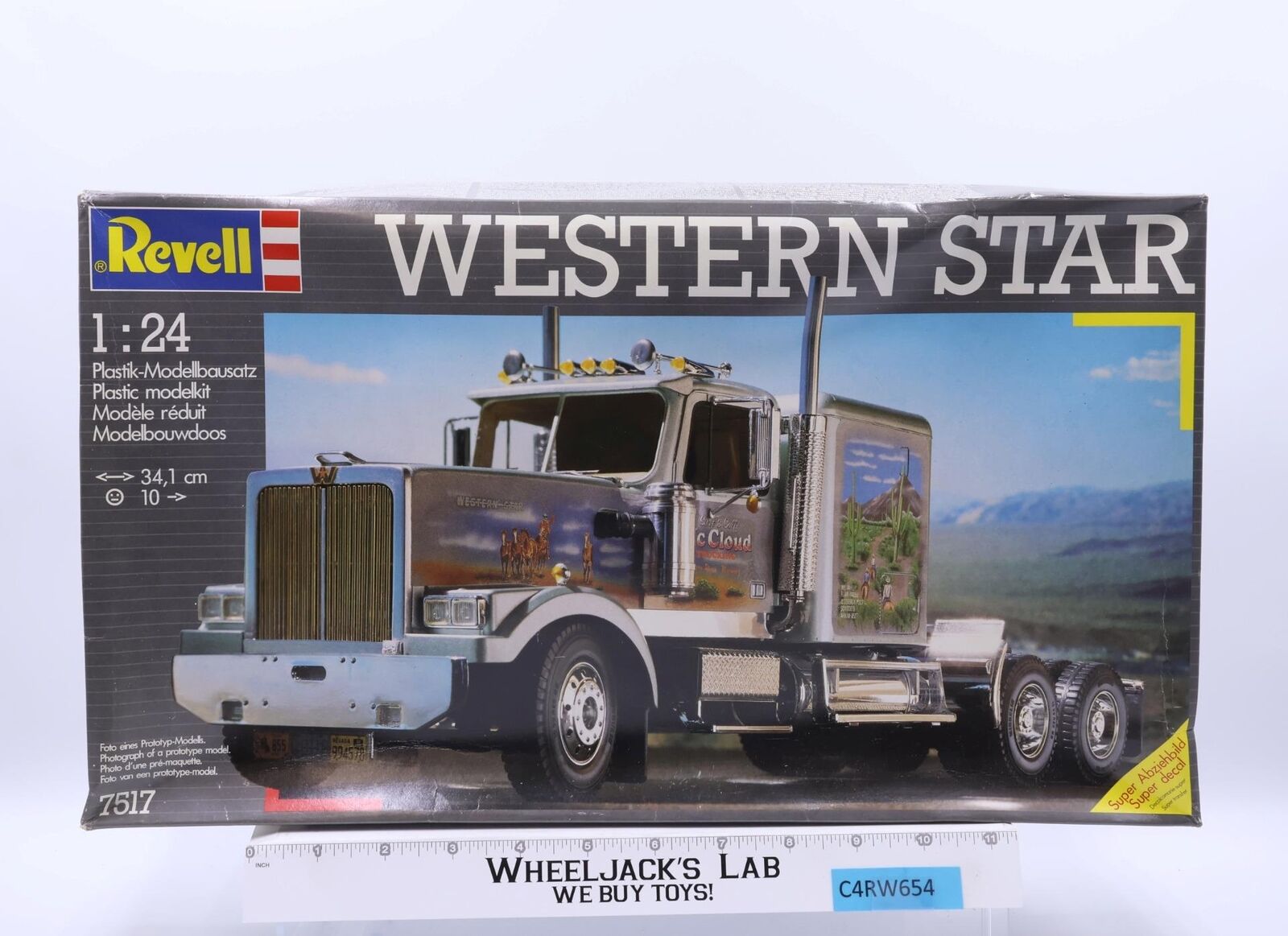 #7517 Western Star Semi-Tractor Revell Germany 1:24 Model Kit NEW - Wheeljack's Lab