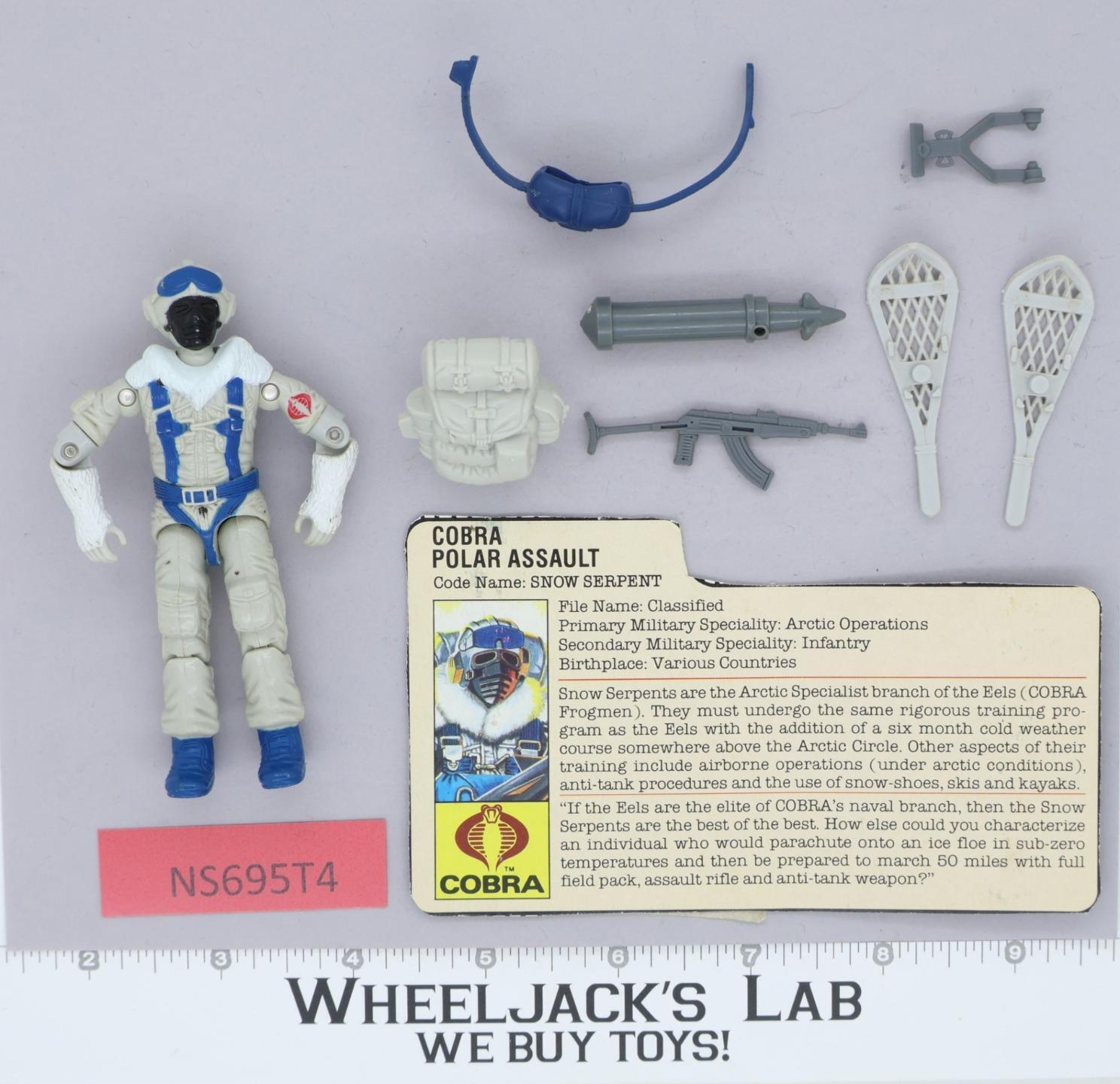 Snow Serpent V1 100% Complete G.I. Joe 1985 Hasbro Vintage Action ...