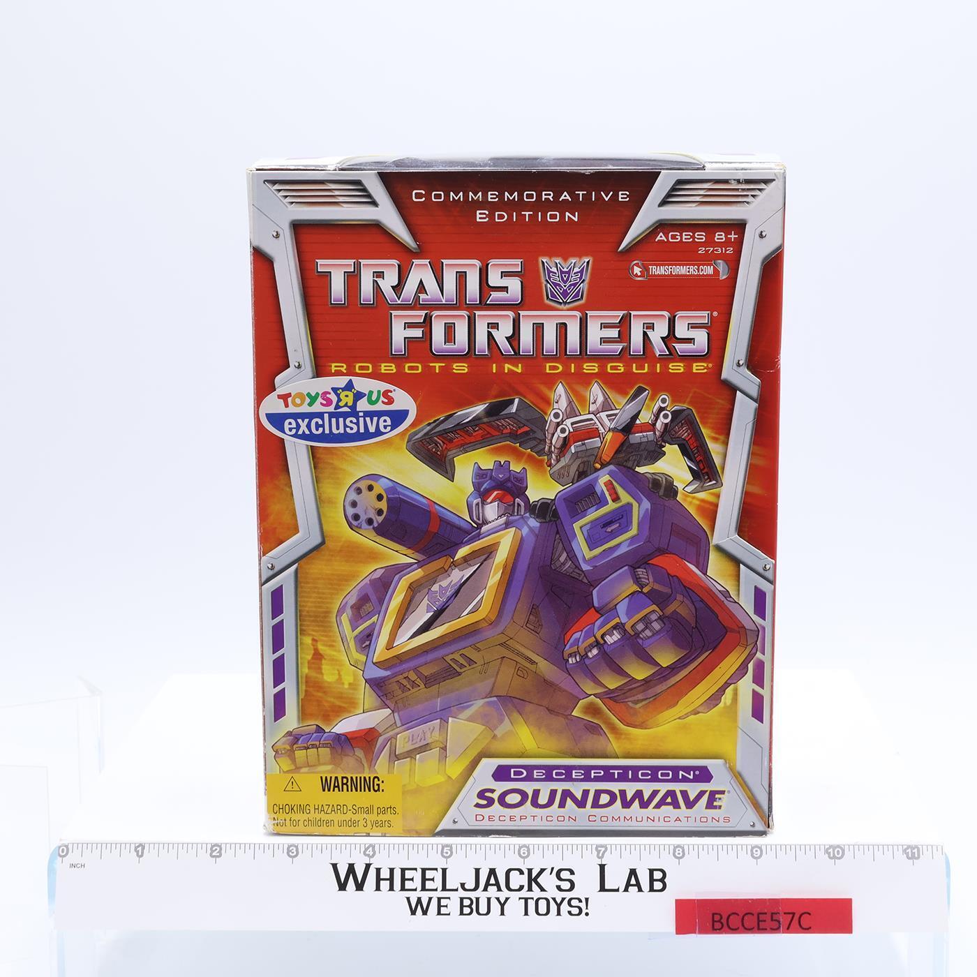 Soundwave Transformers Robots in Disguise TRU Exclusive 2006 Hasbro NEW ...