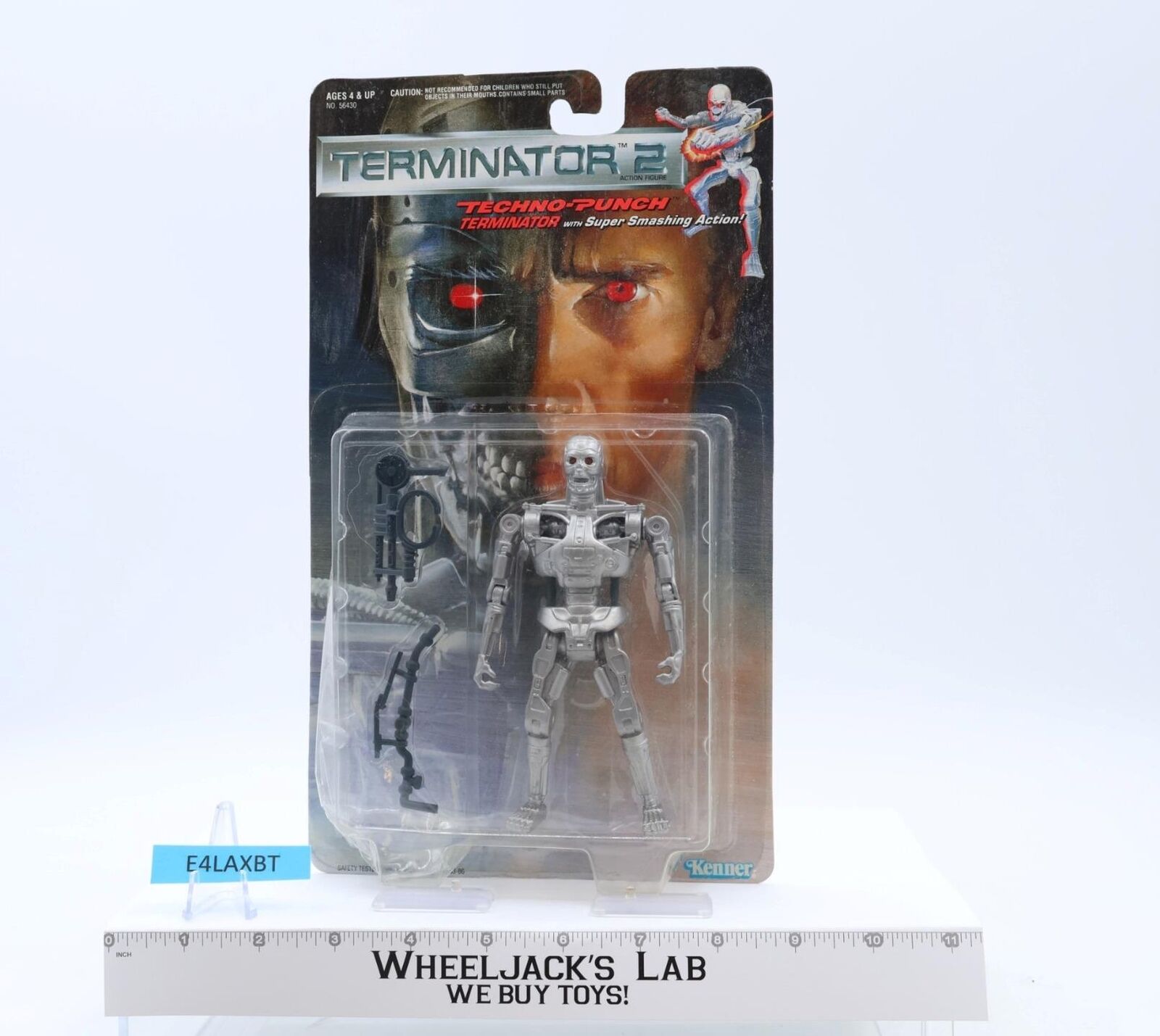 Techno-Punch Terminator 2 T2 1991 Kenner NEW MOSC Vintage Action Figure ...