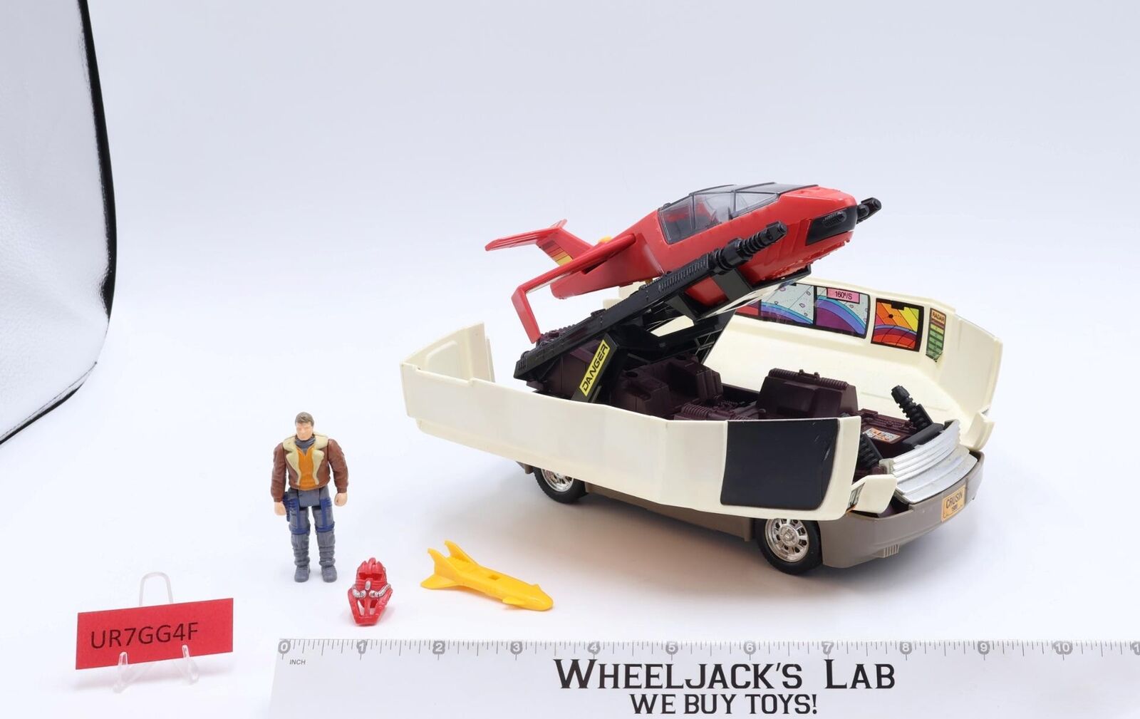 Slingshot W/Ace Riker 100% Complete 1985 MASK M.A.S.K. Kenner Action ...