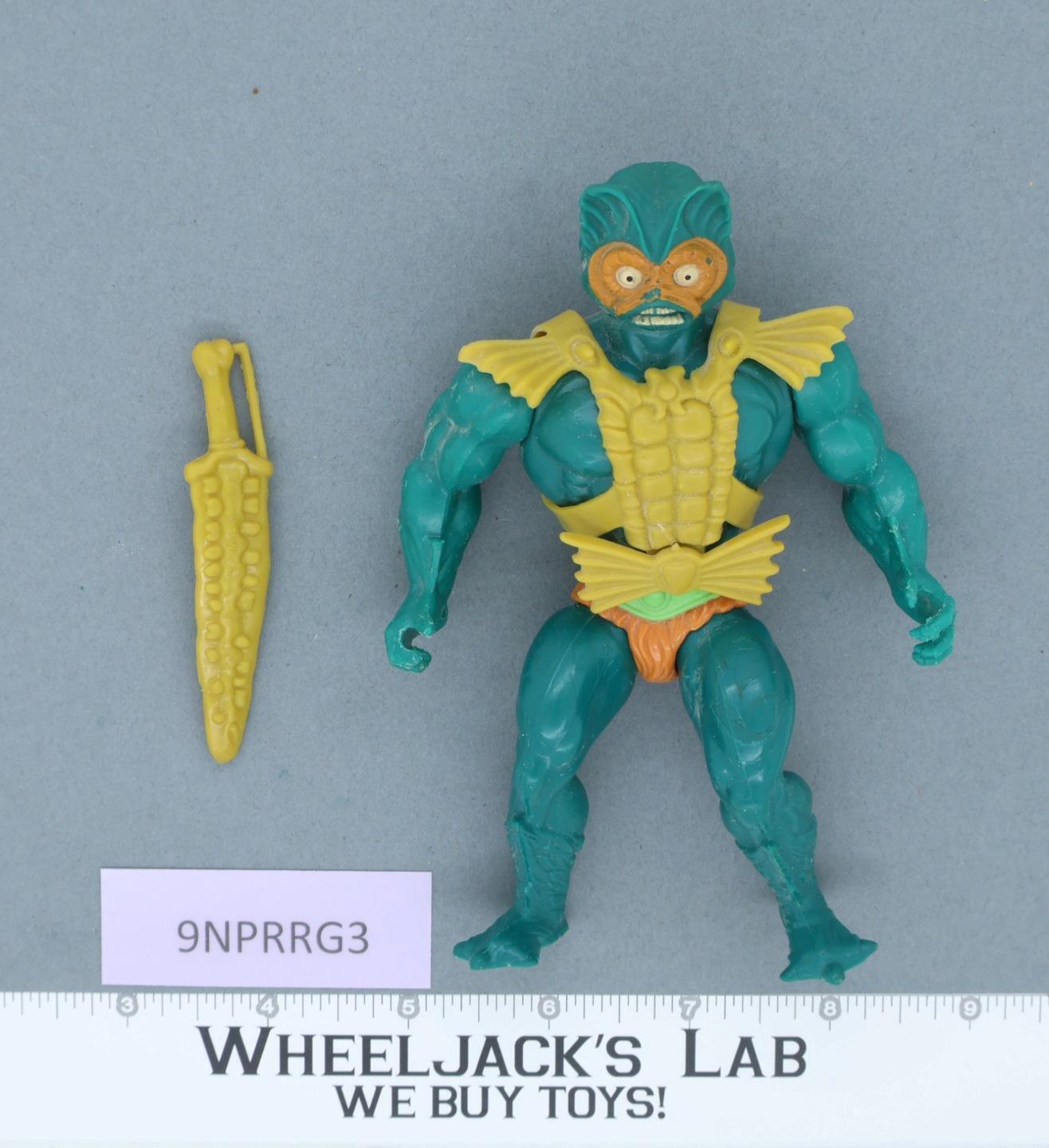 Mer-Man GREEN BELT 100% Complete He-Man Masters of the Universe 1982 ...