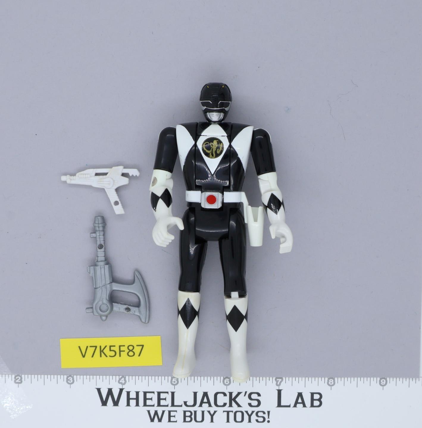 Auto Morphin Zack Black Ranger 100% Complete Power Rangers Bandai 1993 ...