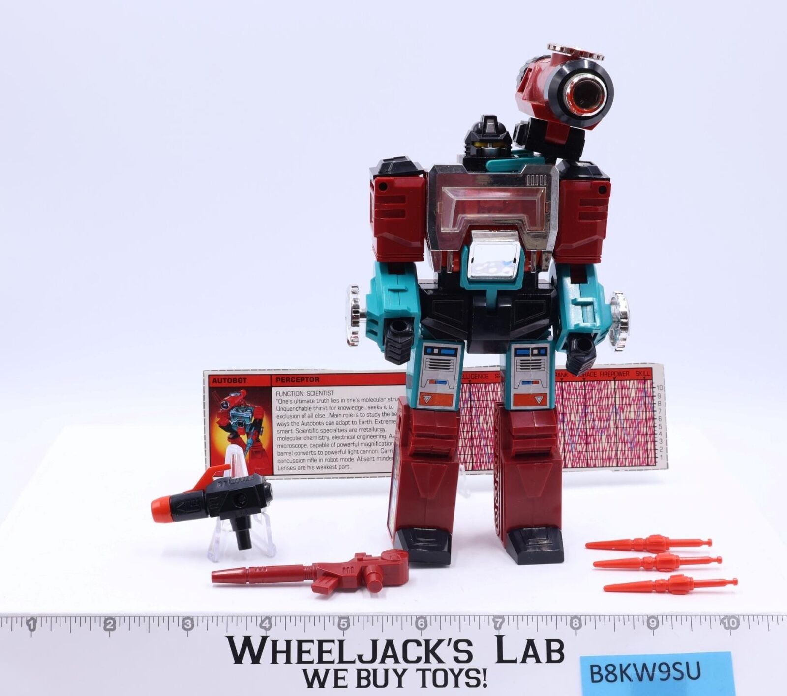 Perceptor 100% Complete 1985 Vintage G1 Transformers Microscope Figure ...