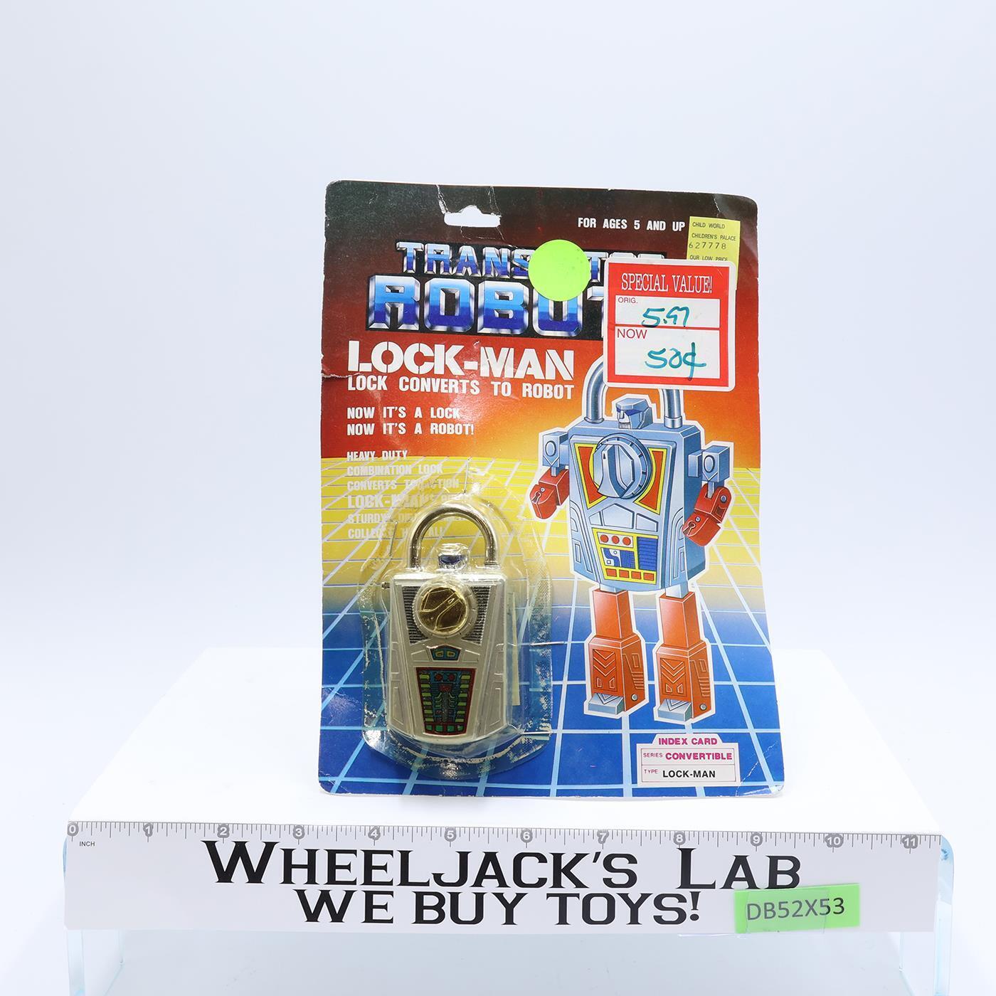 Lock-Man Transistors Robots 1985 Four Star Vintage Action Figure NEW ...
