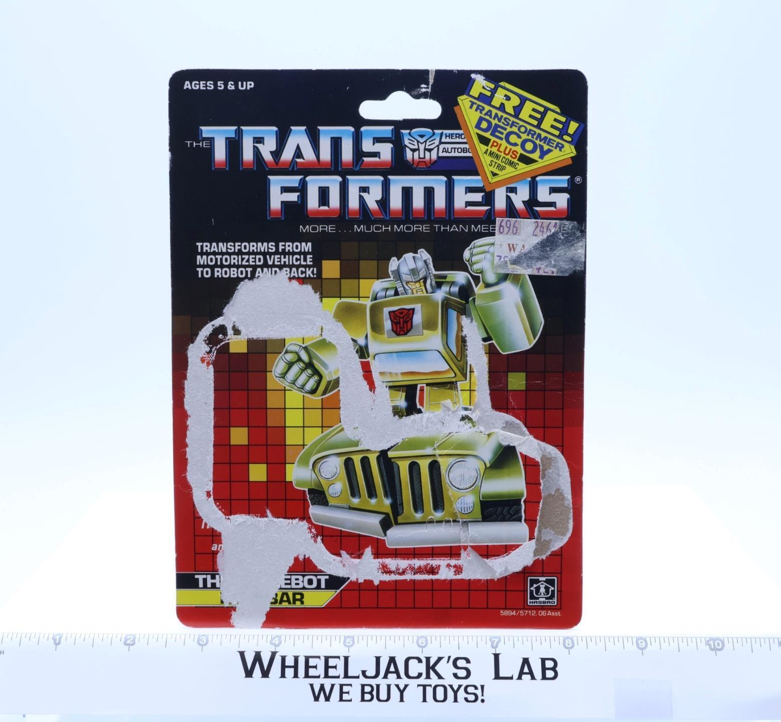 Rollbar Cardback 1986 Vintage Hasbro G1 Transformers Action Figure ...