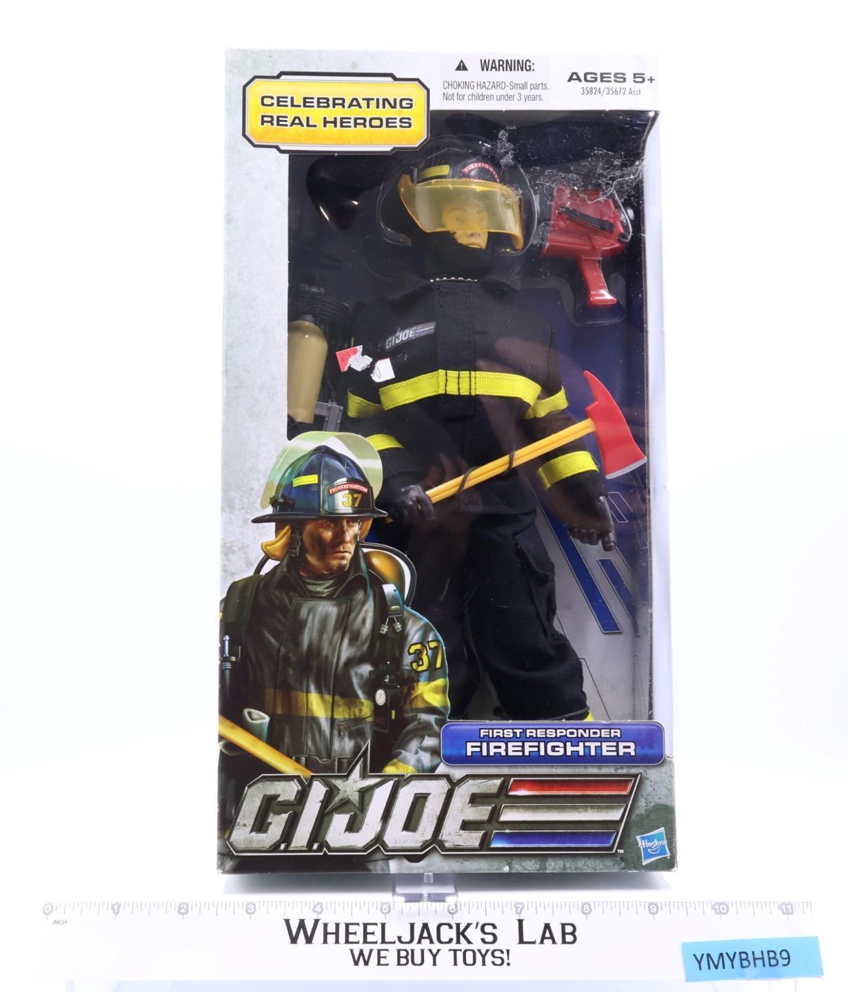 1st Responder Firefighter GI Joe 30th Anniv. 2011 Hasbro 12" Figure NEW ...