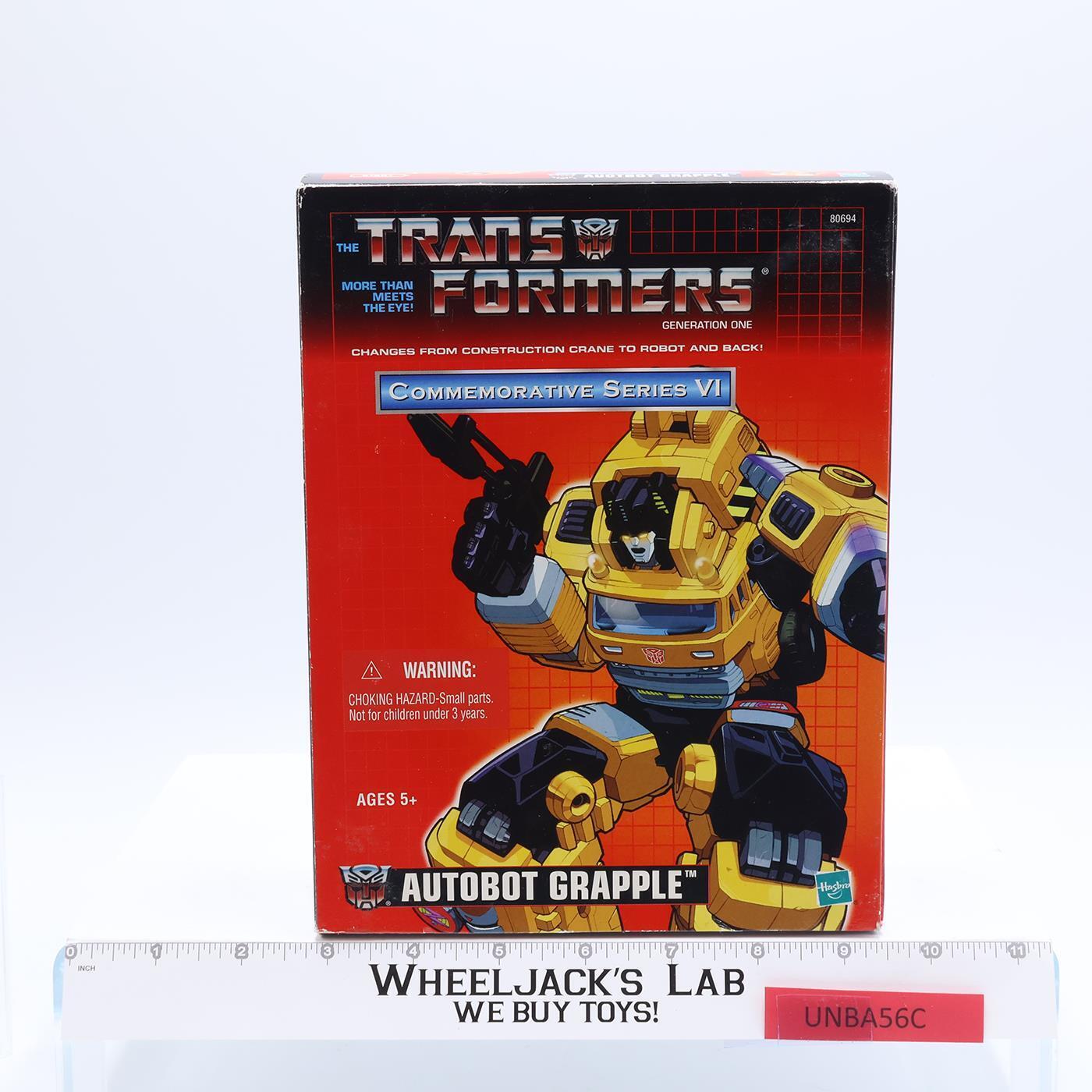 Autobot Grapple Transformers Reissue Commemorative Series 2003 Hasbro ...
