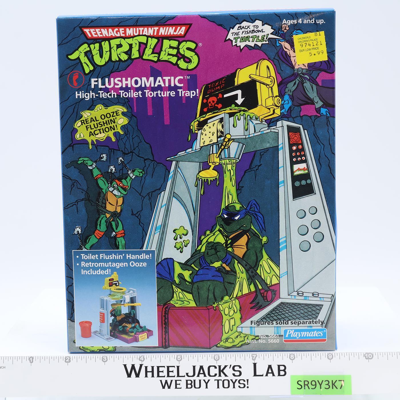 Flushomatic Teenage Mutant Ninja Turtles TMNT 1989 Playmates Vehicle ...