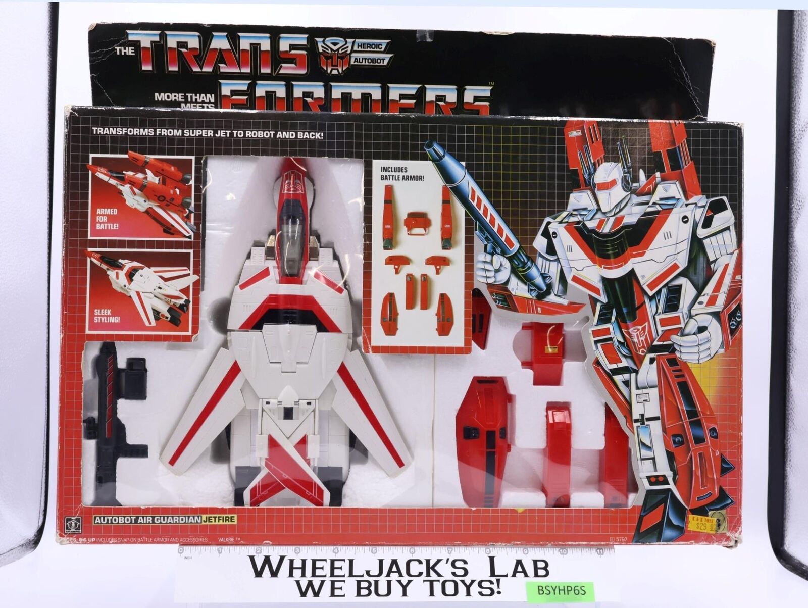 Jetfire 100% Complete W/ Box & Insert 1985 G1 Transformers Vintage ...