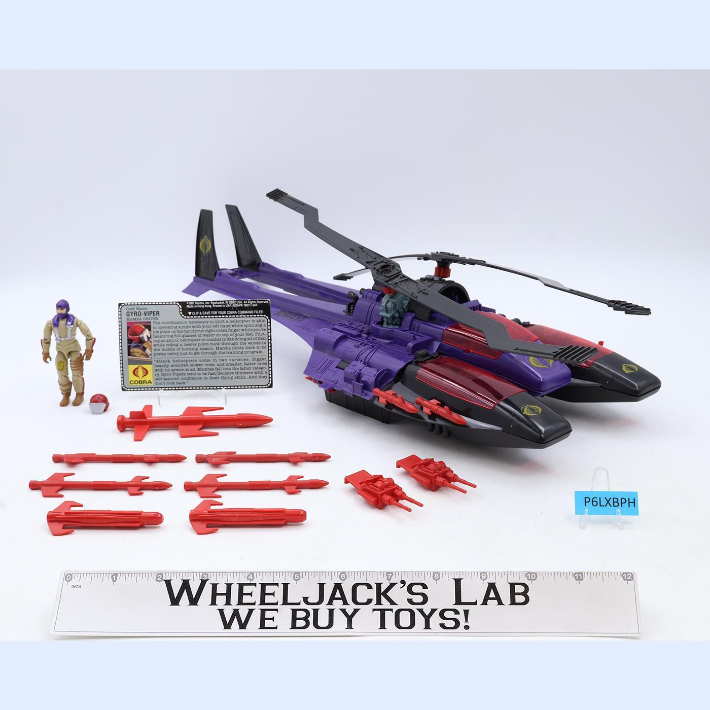 Cobra Mamba W/ Gyro Viper 100% Complete GI Joe 1987 Hasbro Action ...