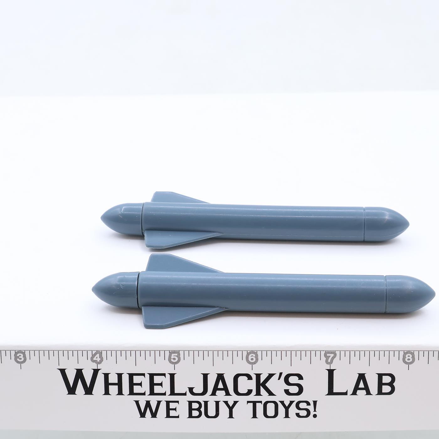 Conquest X-30 Bomb Missiles x2 1989 GI Joe Vintage Hasbro Action Figure ...