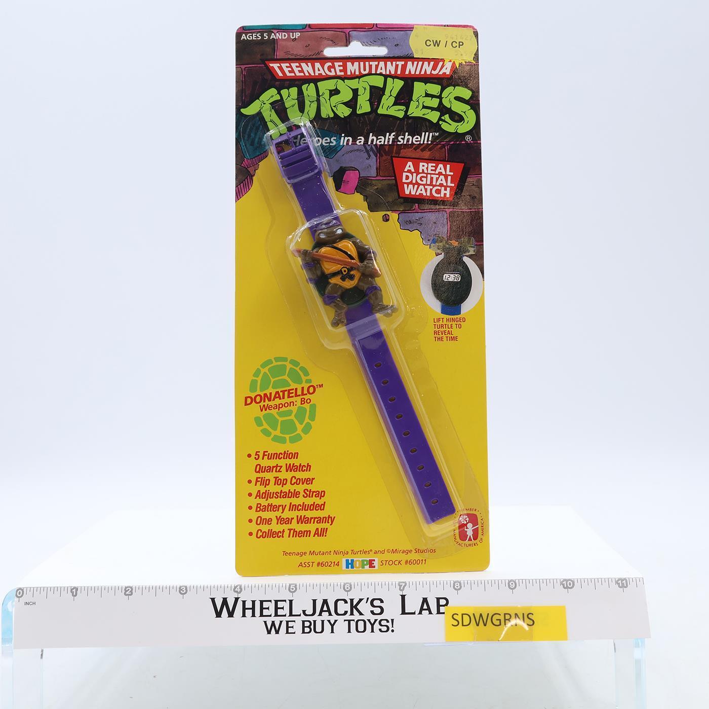 Donatello Digital Watch TMNT Teenage Mutant Ninja Turtles 1989 Hope NEW ...