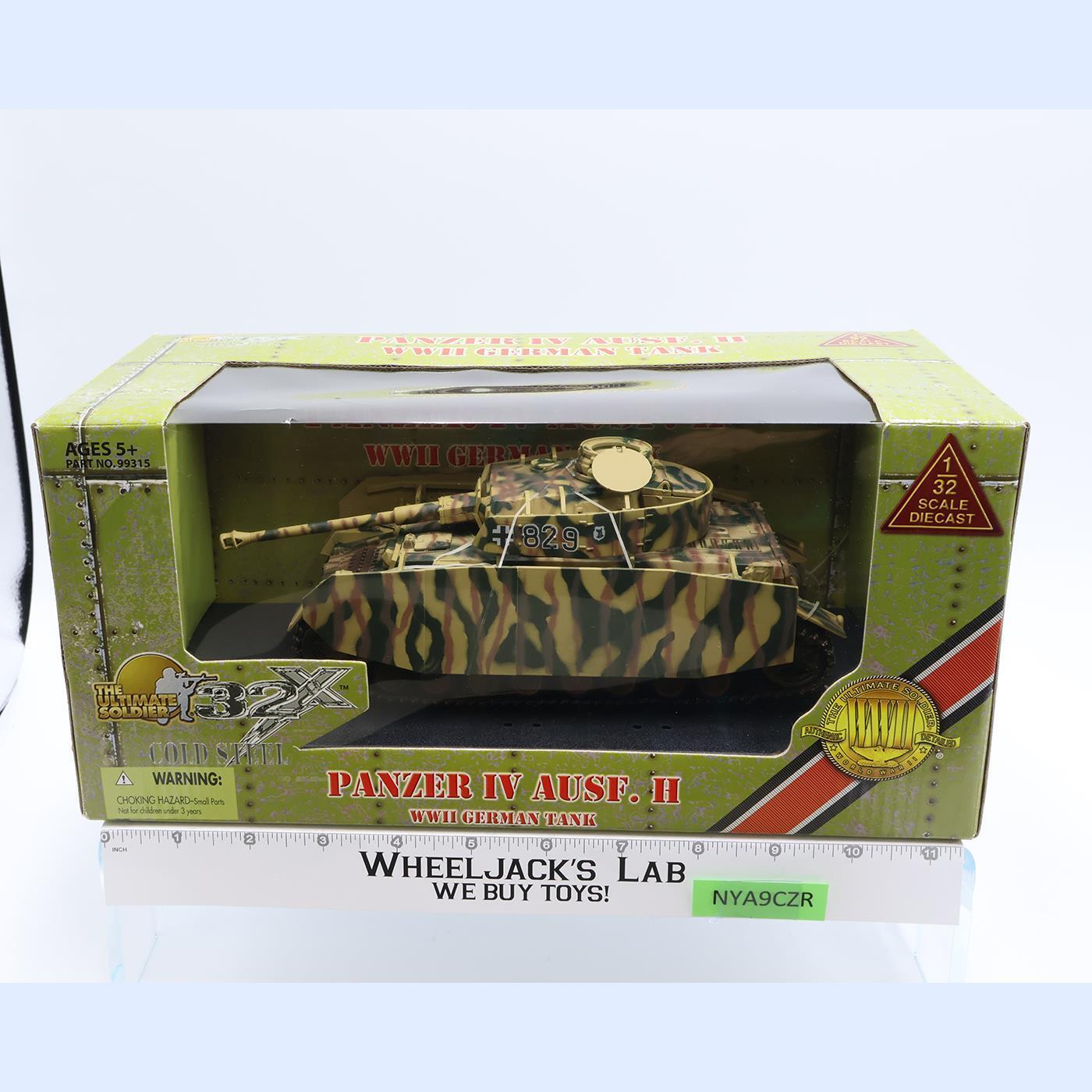 Panzer IV AUSF. H Die-Cast 1/32 WWII German Tank Ultimate Soldier NEW ...