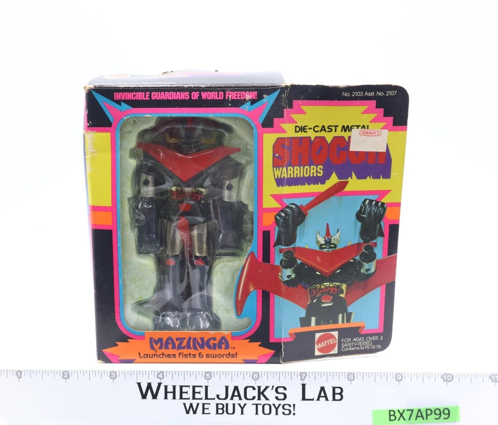 Mazinga 100% Complete Shogun Warriors Vintage 1977 Mattel Action Figure ...