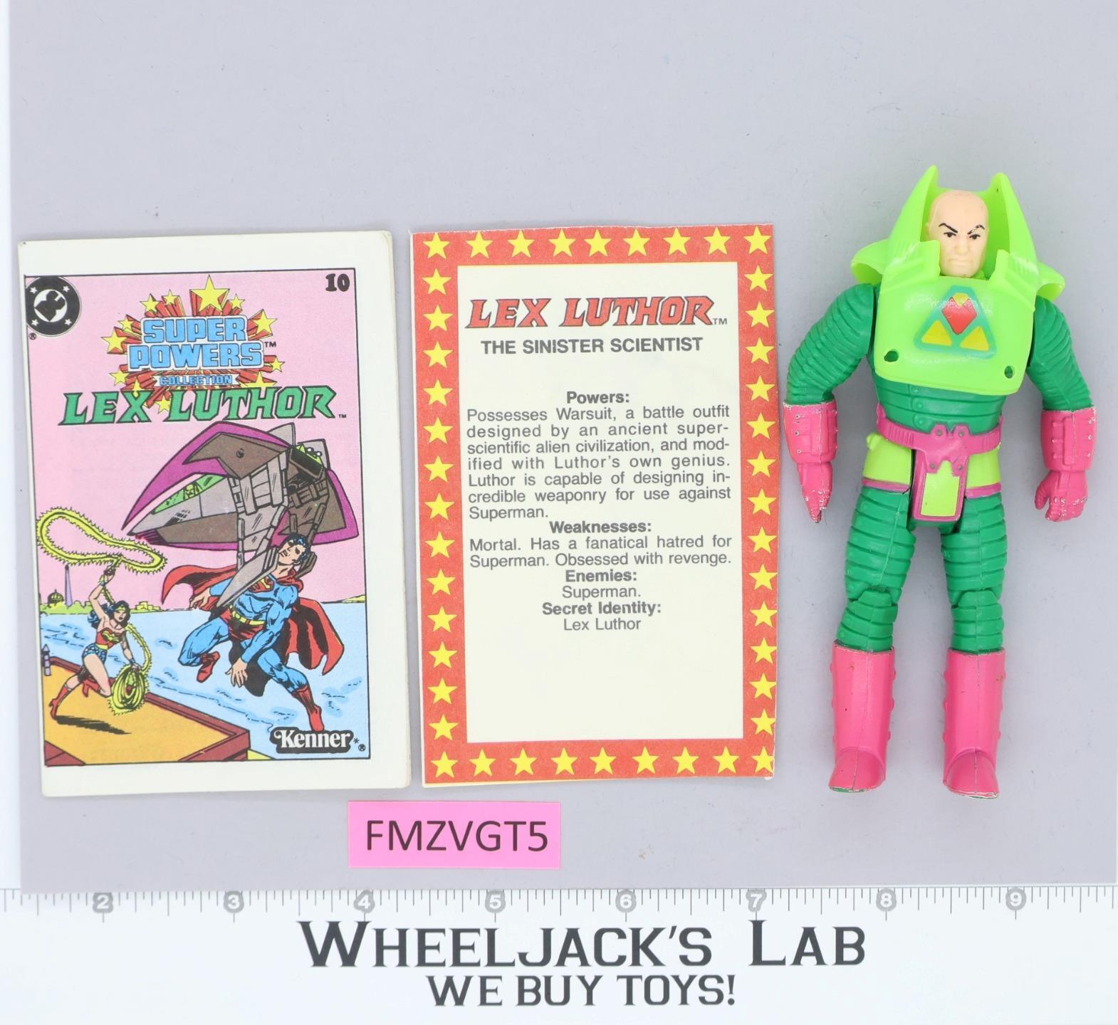 Lex Luthor Complete DC Comics Kenner Super Powers 1984 Vintage Action ...