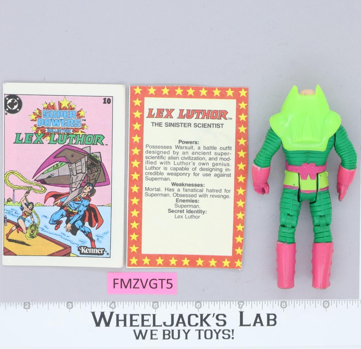 Lex Luthor Complete DC Comics Kenner Super Powers 1984 Vintage Action ...