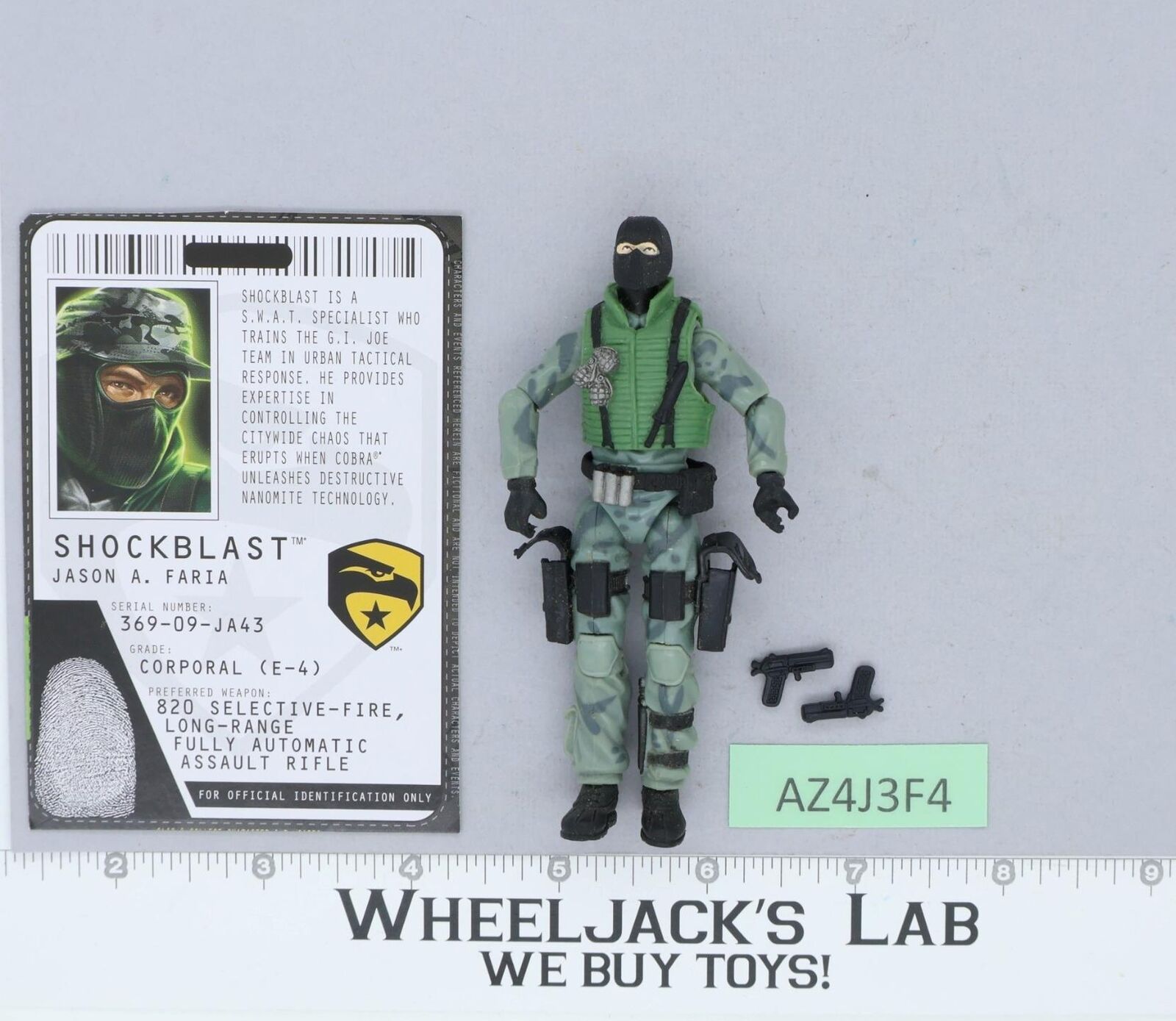 Shockblast v3 G.I. Joe Rise of Cobra 2009 Hasbro Action Figure ...