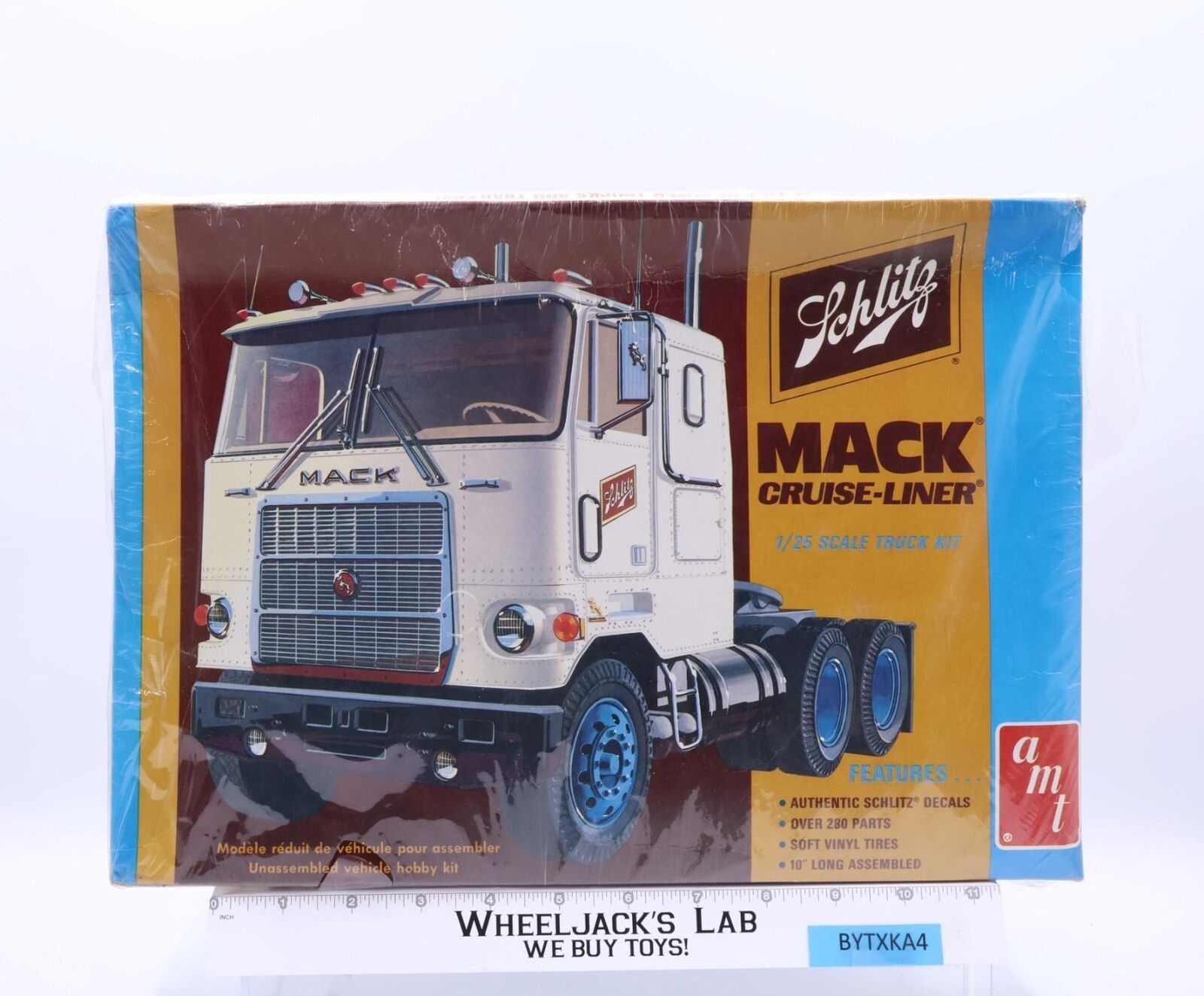 #T553 Mack Cruise Liner Schlitz AMT 1:25 Scale Model Kit NEW SEALED ...