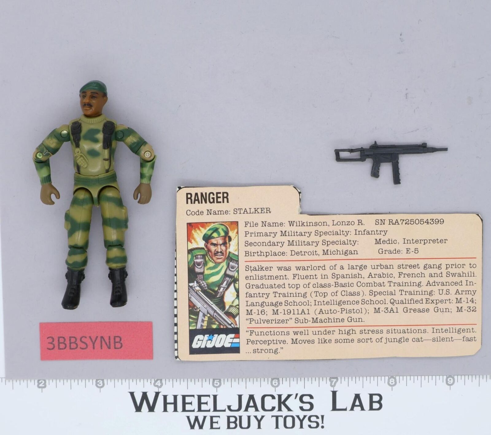 Stalker V1.5 Swivel Arm 100% Complete G.I. Joe 1983 Hasbro Vintage ...