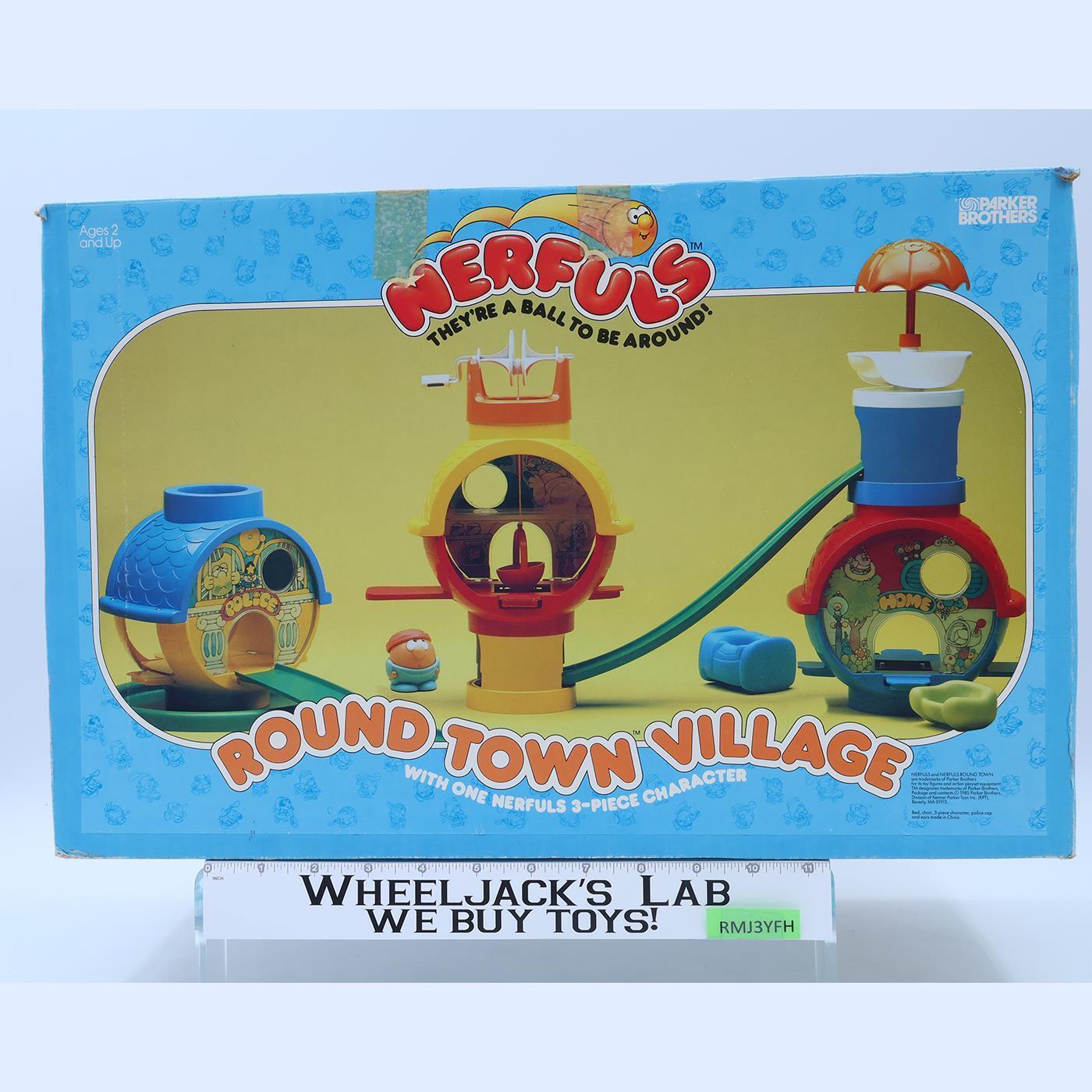 Round Town Village Nerfuls 1985 Parker Brothers Vintage Playset NEW ...