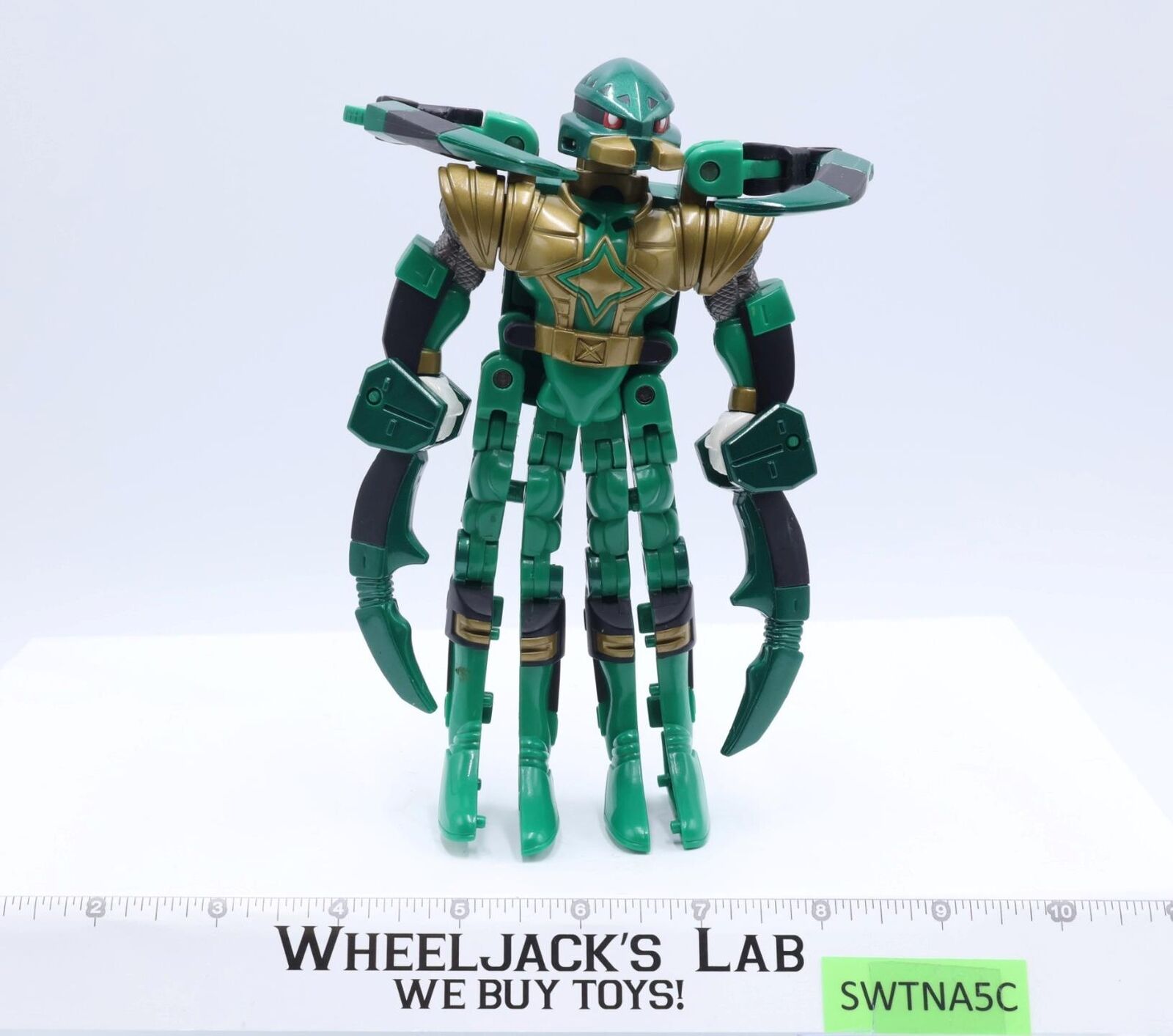 Ninja Storm Green Morph Spider Power Rangers 2002 Bandai - Wheeljack's Lab