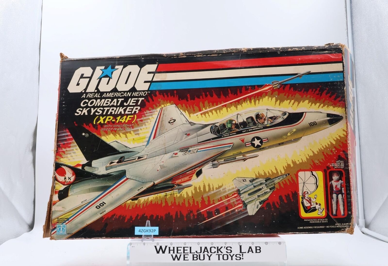 XP-14F Combat Jet Skystriker EMPTY BOX ONLY GI Joe 1983 Hasbro Vehicle ...