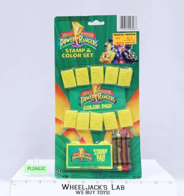 Power Rangers Stamp & Color Set W/DARE LOGO Gordy Toy 1994 Vintage NEW ...