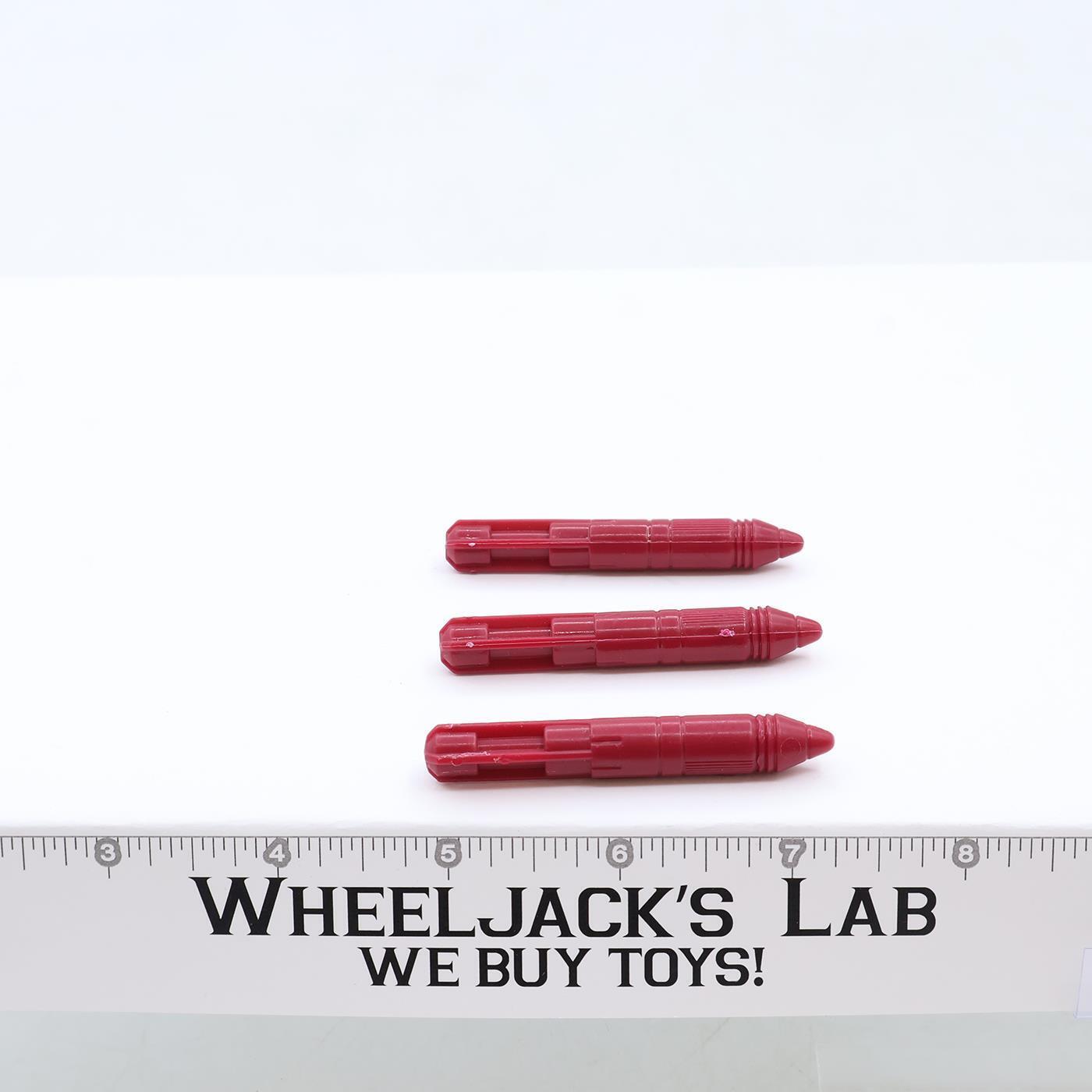 Cobra Condor Z25 Bomb Missiles x3 1989 GI Joe Vintage Hasbro Figure ...