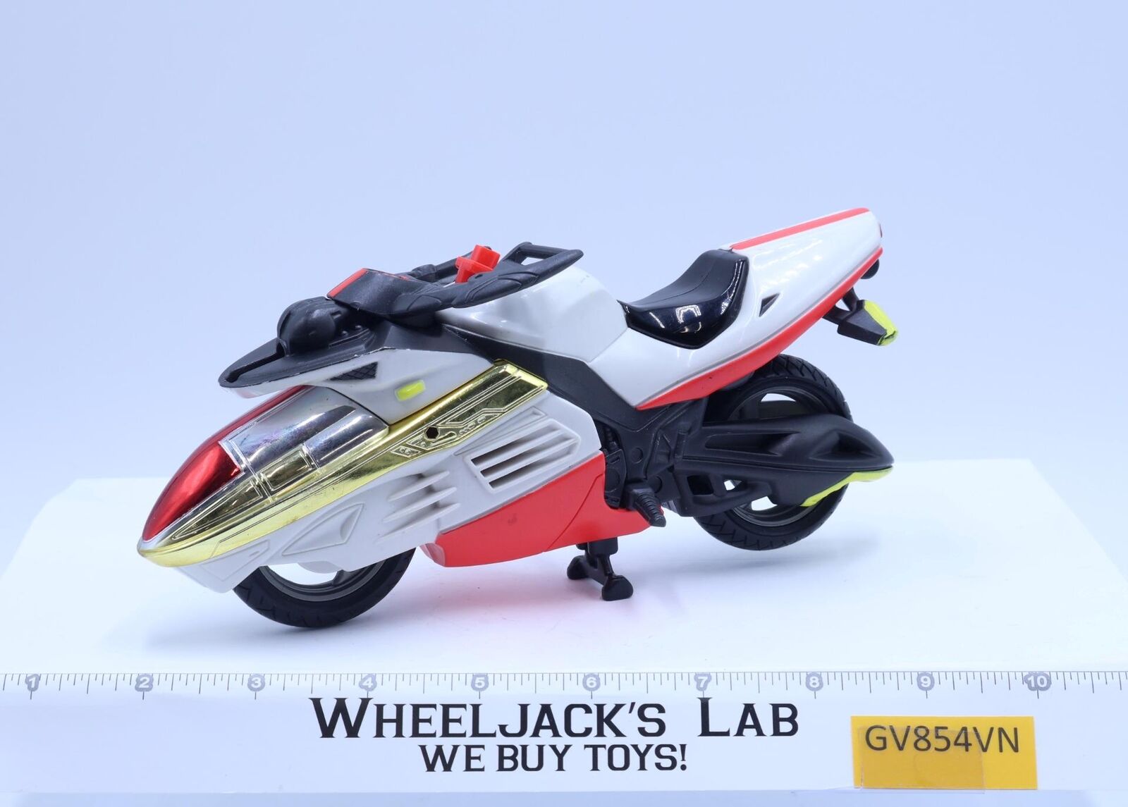 Time Force Cycle Power Rangers 2000 Bandai Action Figure Vehicle Red ...
